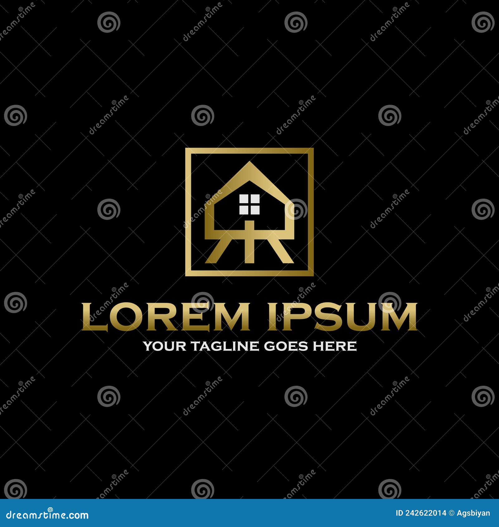 Roof House and Letter RR or Double R Image Graphic Icon Logo Design ...