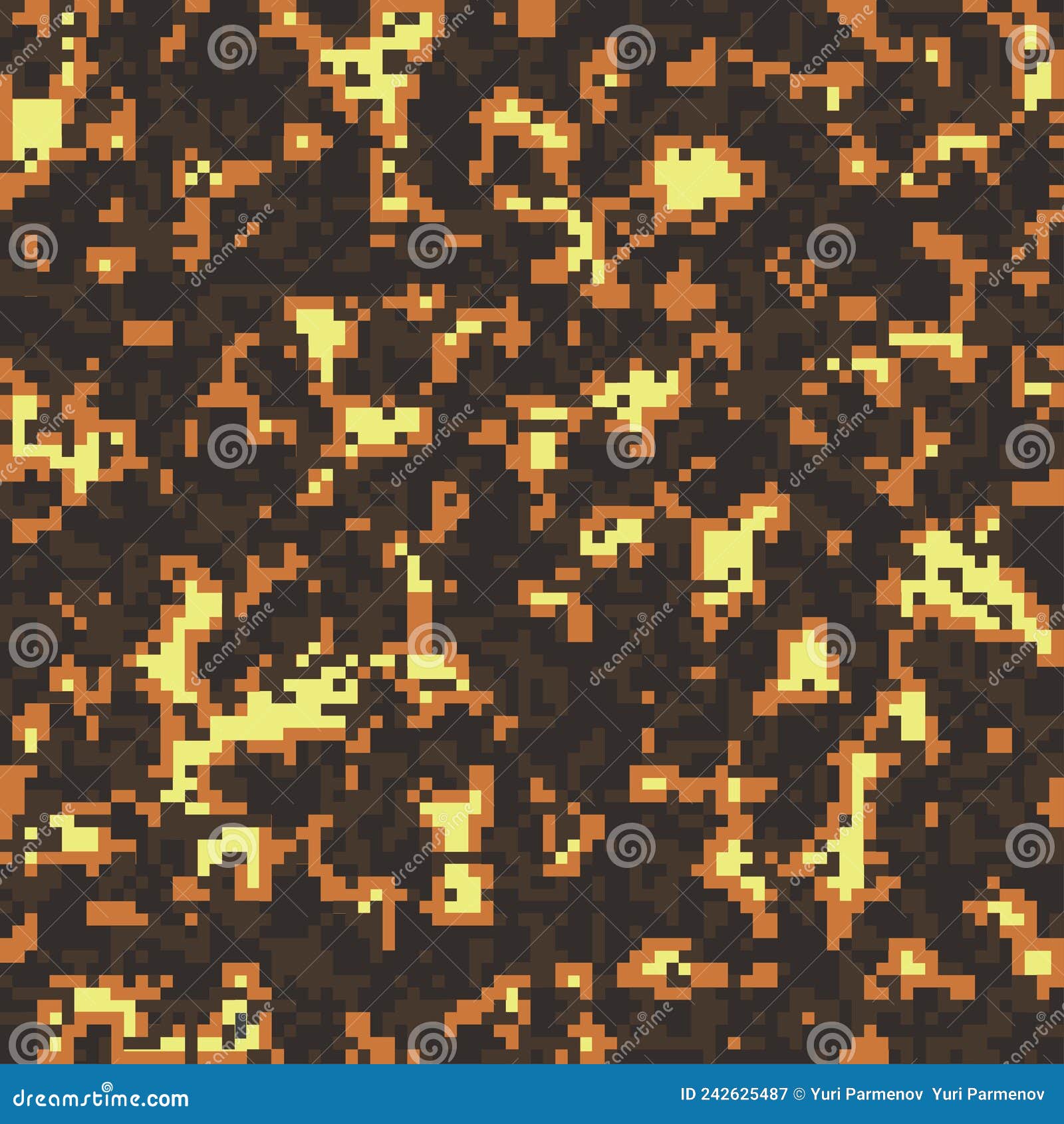 8-bit Pixel Art Fiery Explosion. EPS8 Vector | CartoonDealer.com #47222164