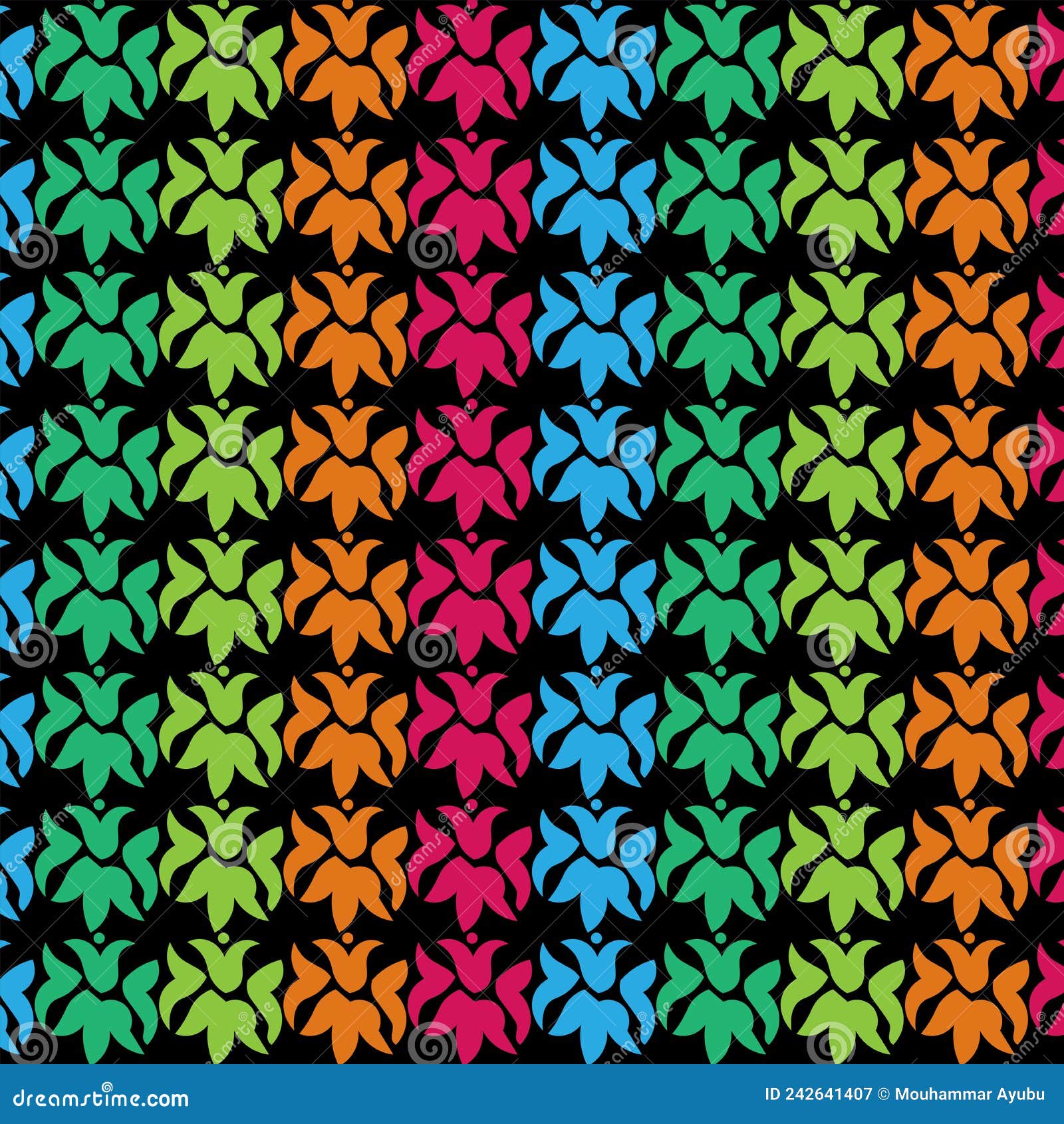 Colorful Modern Pattern for Your Design, for Textile Print, Abstract ...