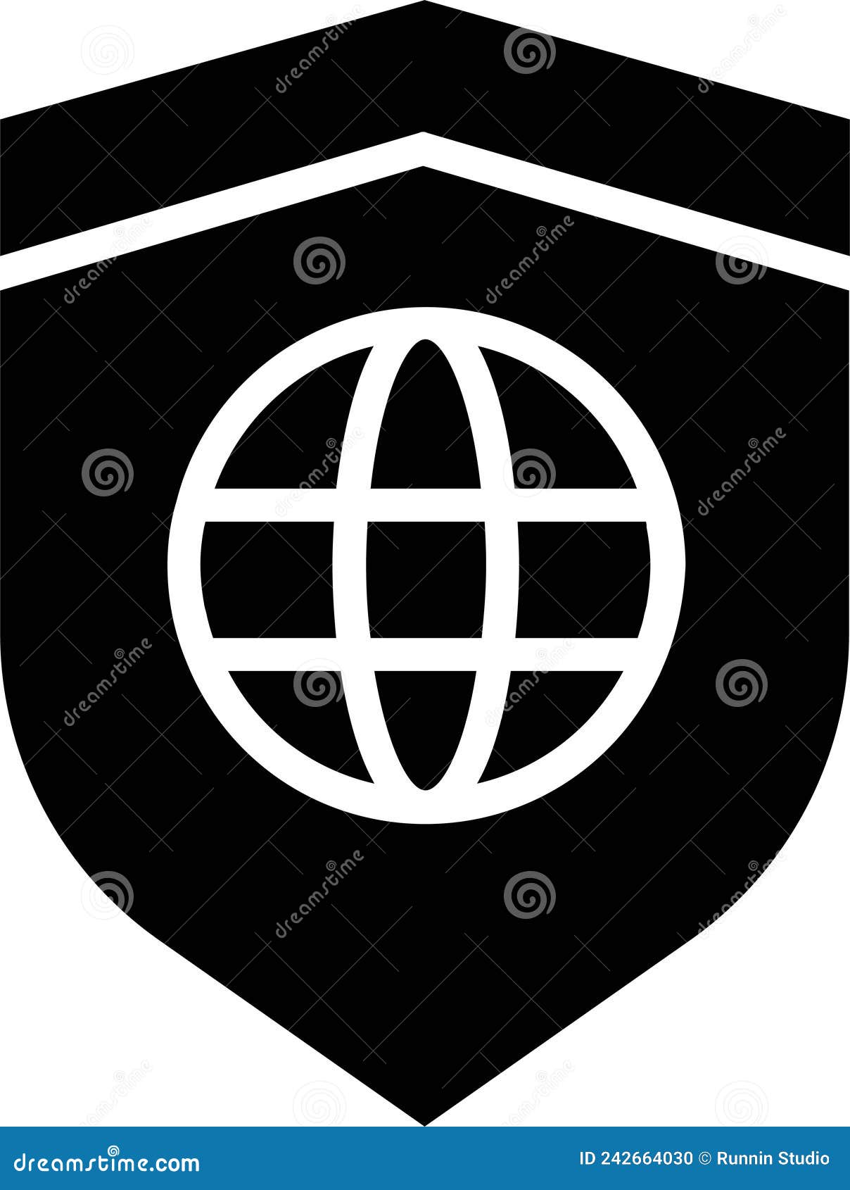 Security Icon stock vector. Illustration of coding, identification ...