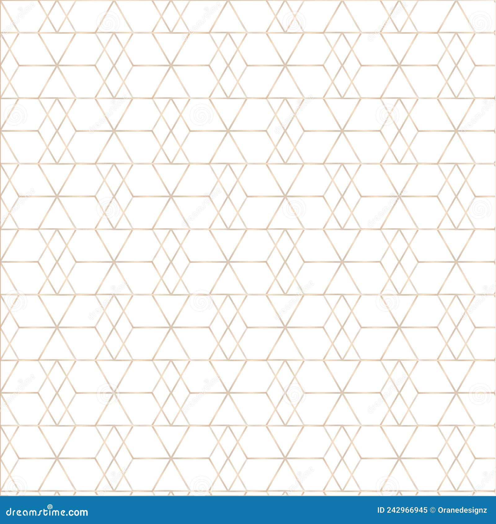 Gold Abstract Modern Simple Geometric Vector Seamless Pattern on White ...