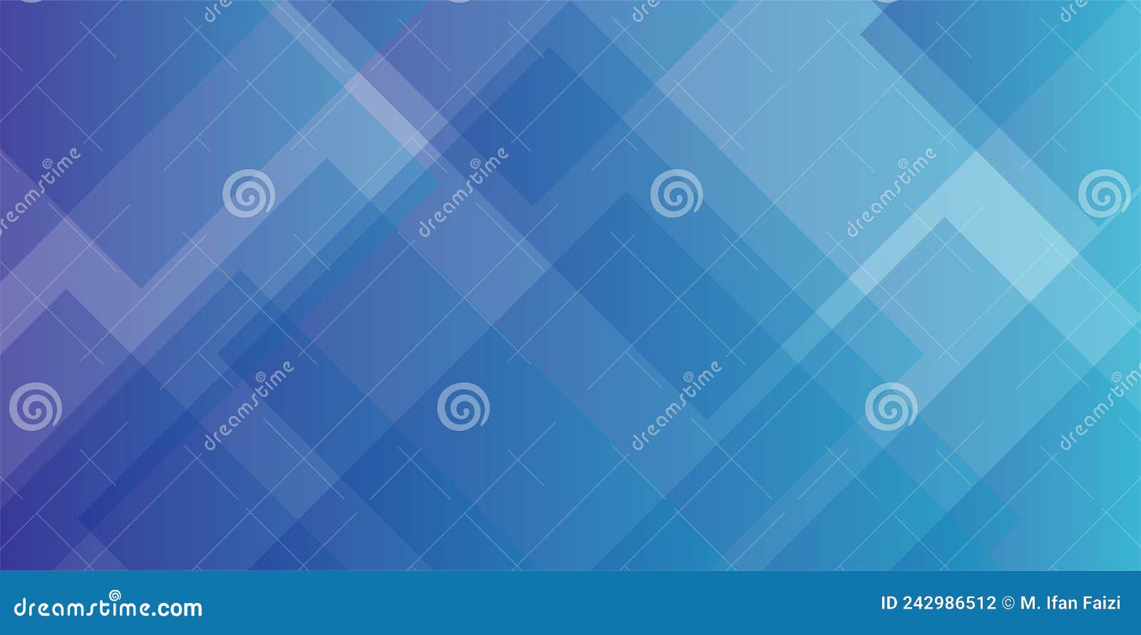 Blue Square Abstract Background Modern Design Stock Vector ...