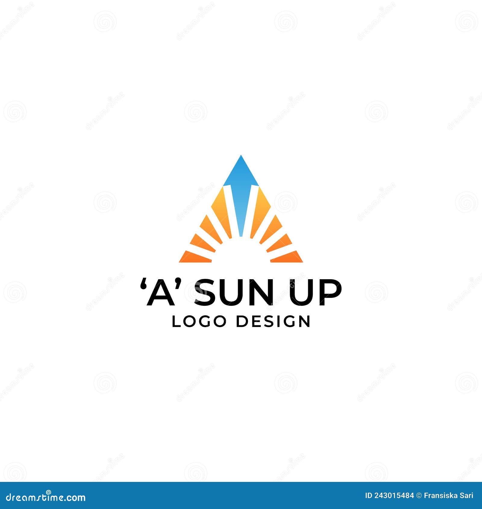 a SUN UP LOGO stock vector. Illustration of icon, logo - 243015484