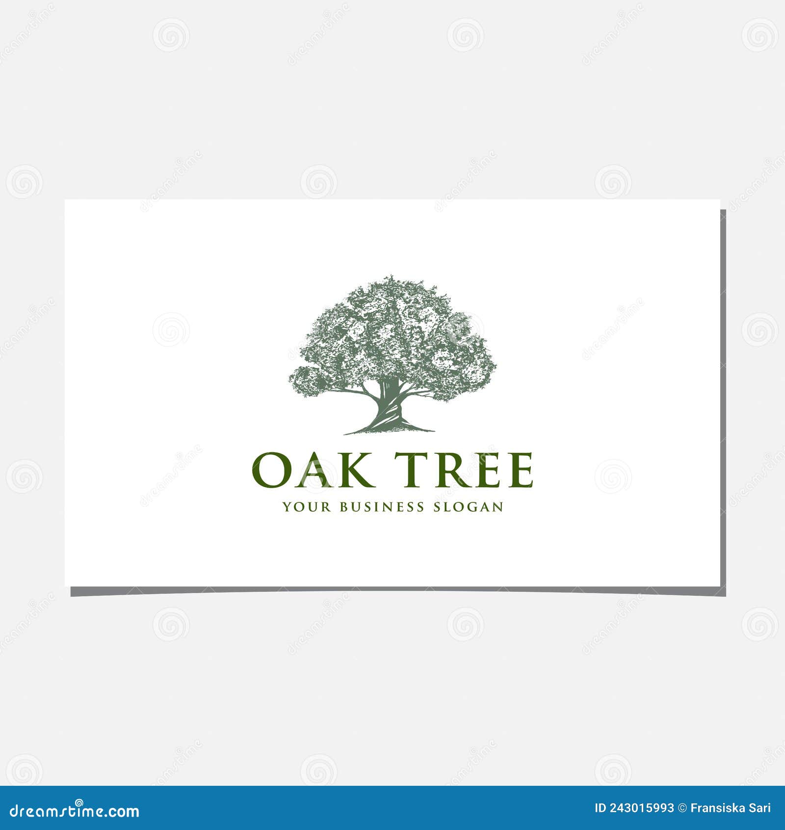 OAK TREE LOGO stock vector. Illustration of abstract - 243015993