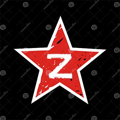 Russian Z Military Symbol, Russian Armed Forces Z Mark Stock Vector ...
