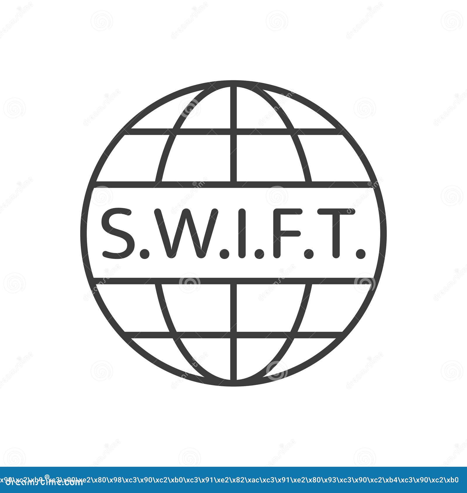 Swift Icon. International Payment Technology Editorial Photography ...