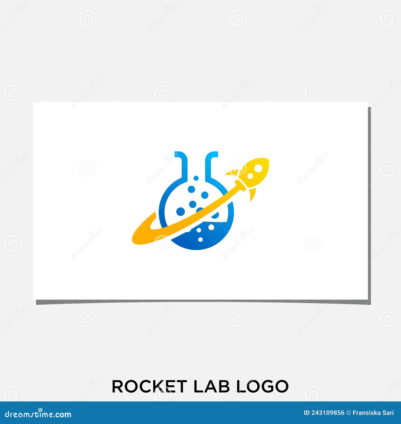 ROCKET LABS LOGO stock vector. Illustration of graphic - 243109856