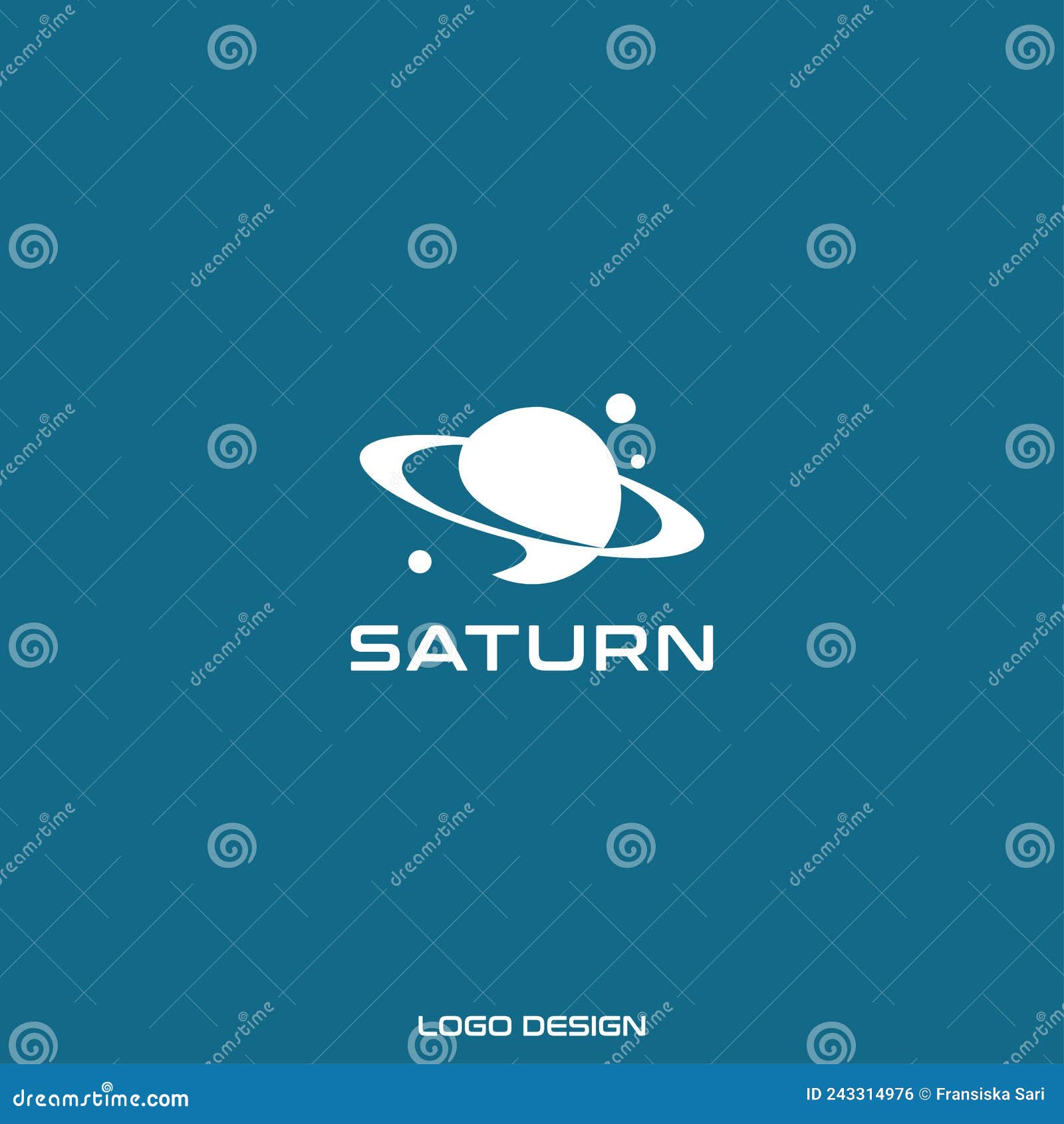 SATURN PLANET LOGO stock vector. Illustration of saturn - 243314976