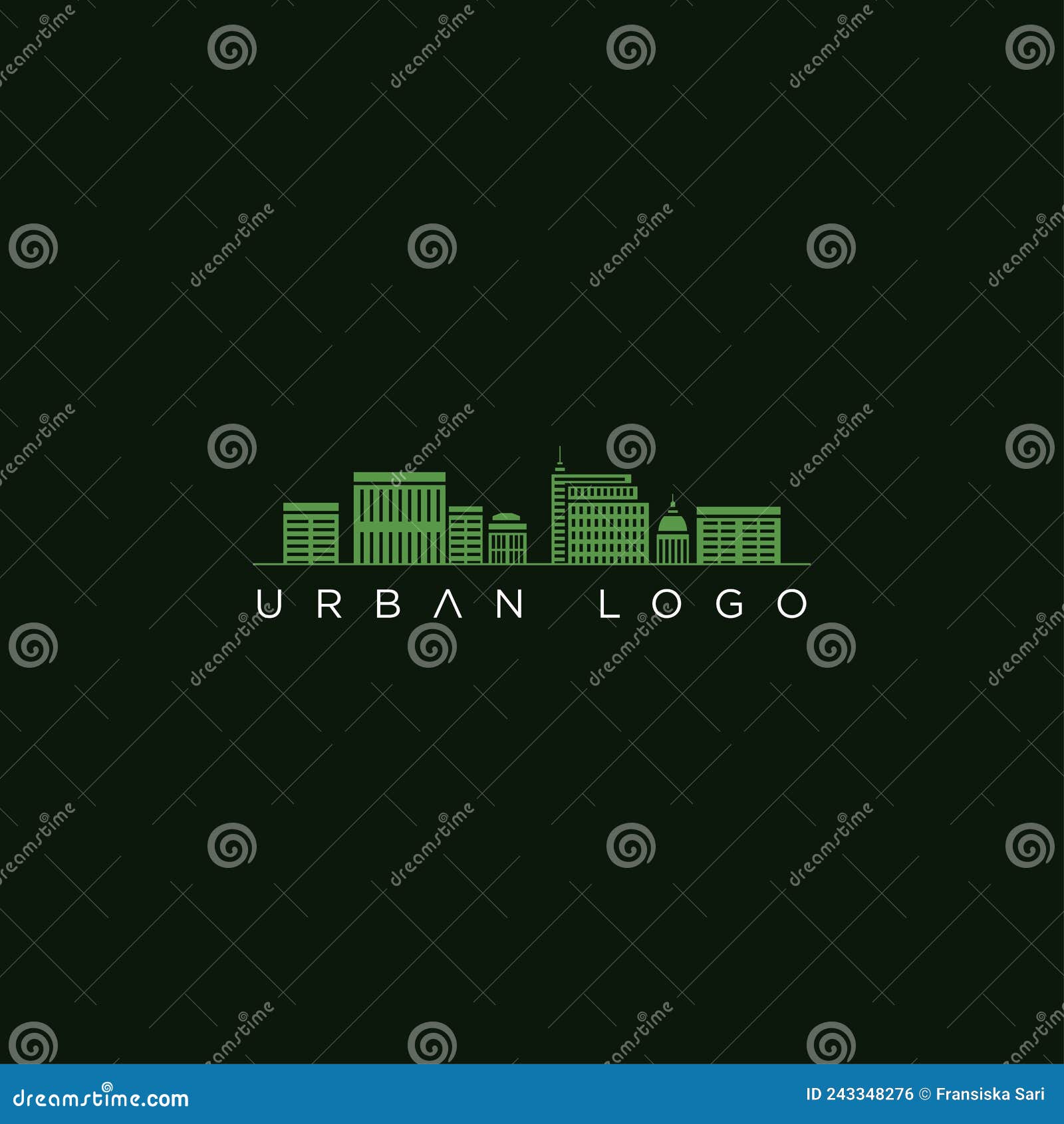 URBAN LOGO DESIGN VECTOR stock vector. Illustration of concept - 243348276