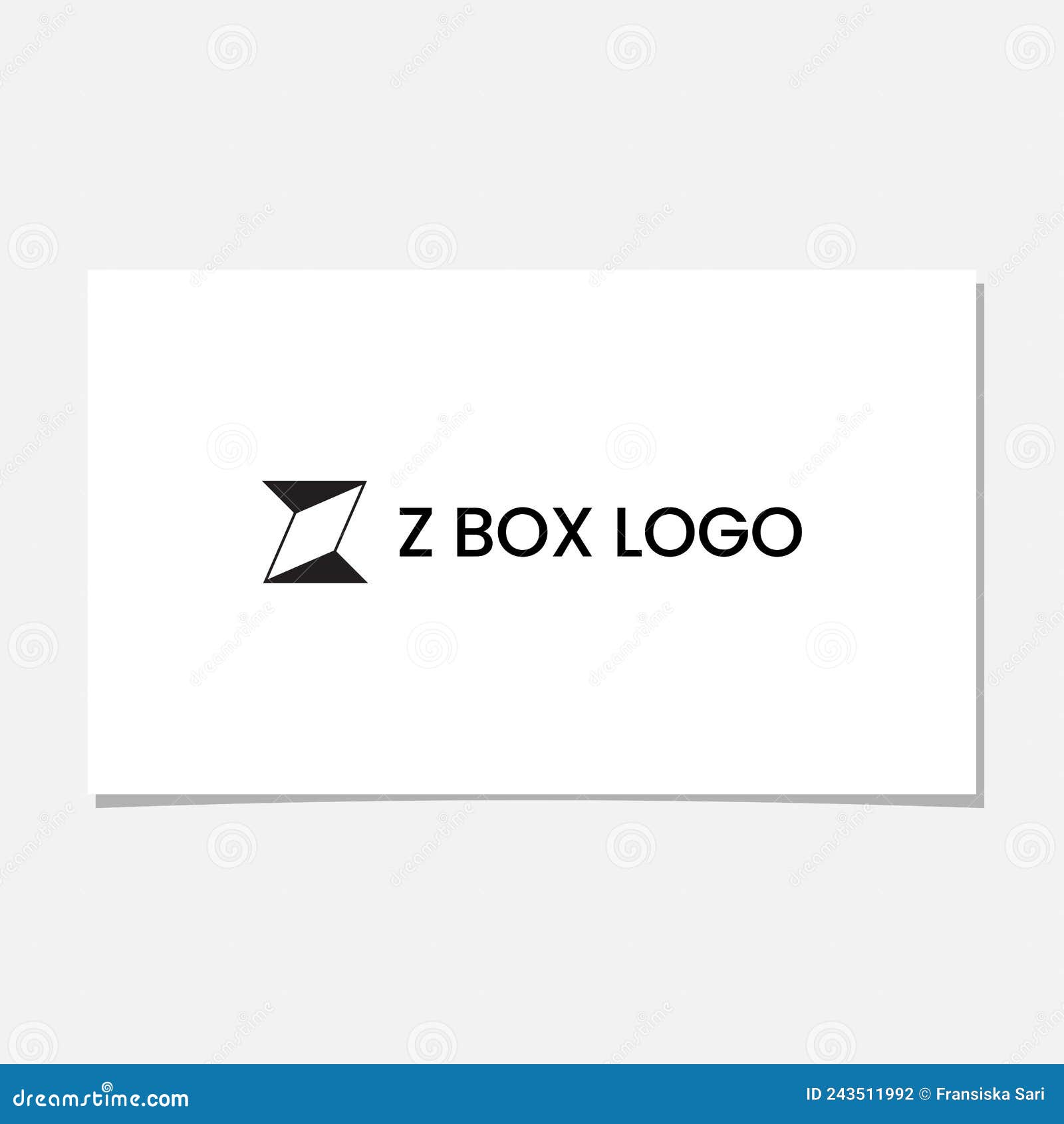 Z BOX PACKAGING LOGO stock vector. Illustration of packaging - 243511992