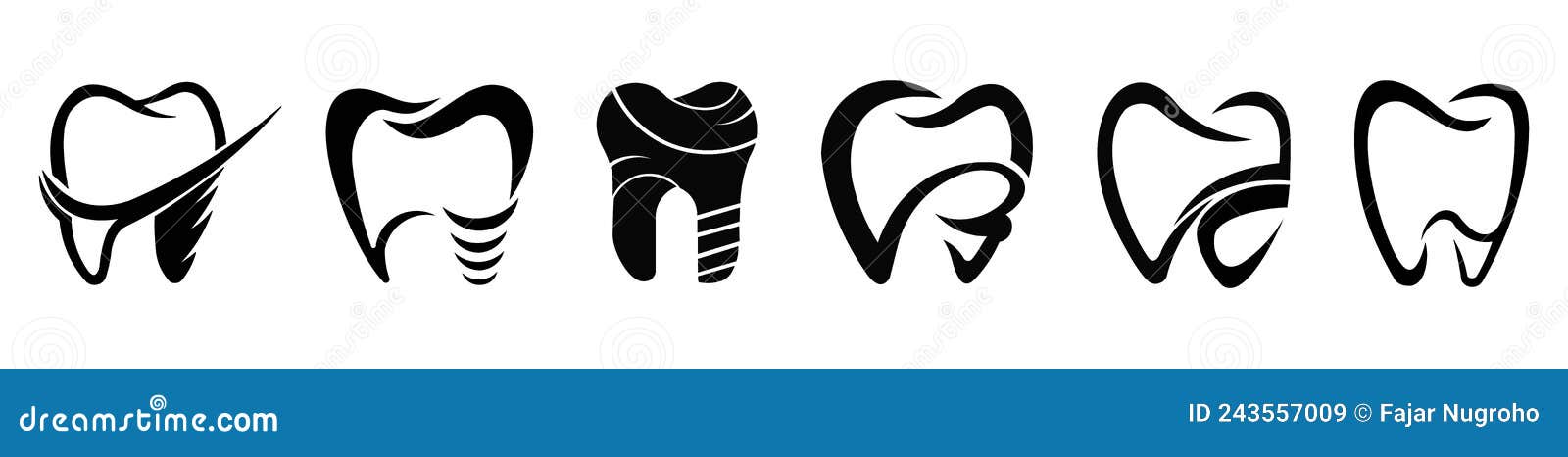 Health Dent Logo Design Vector Template Linear Style Stock Vector ...