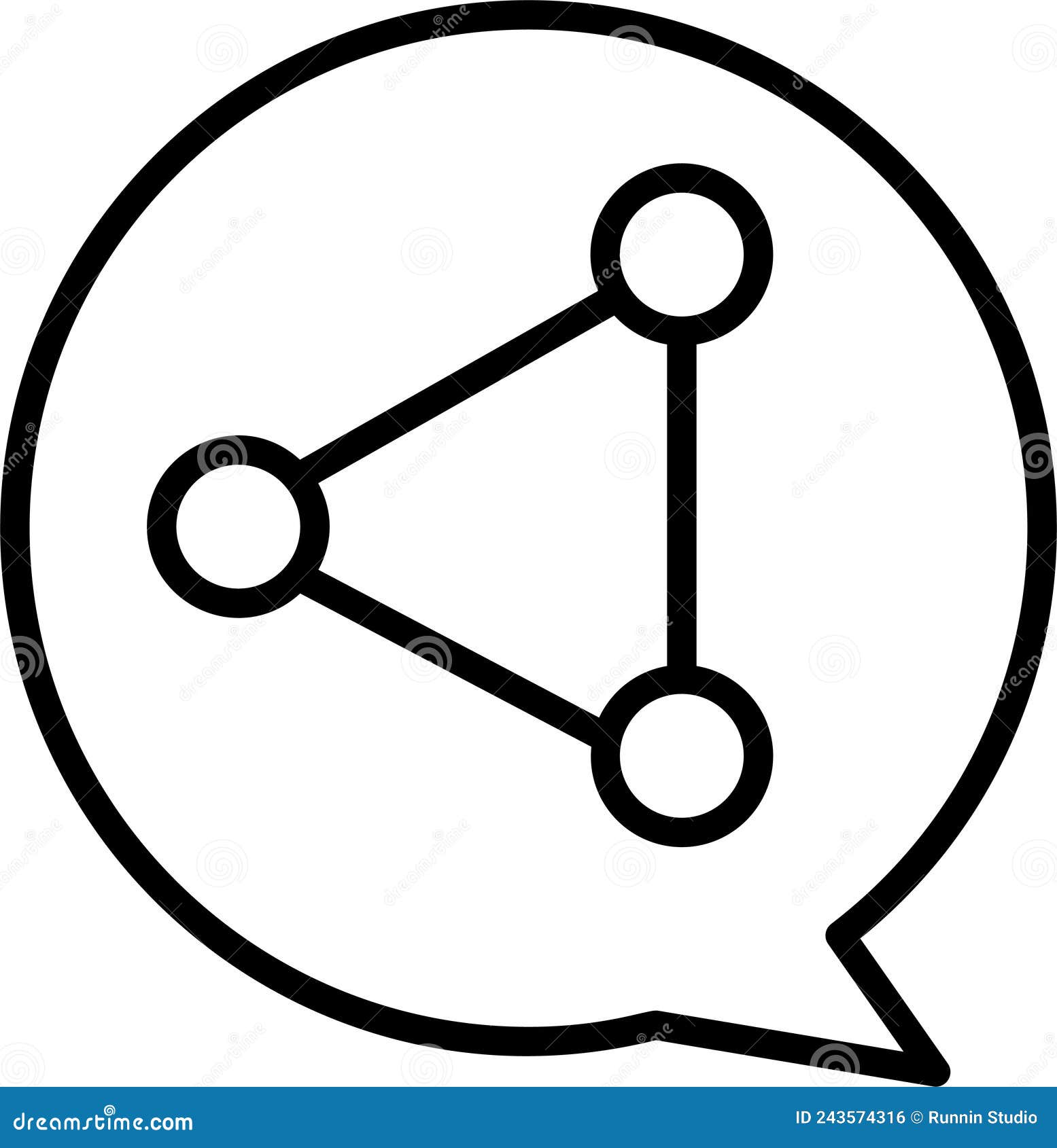 Share Icon stock vector. Illustration of share, chart - 243574316