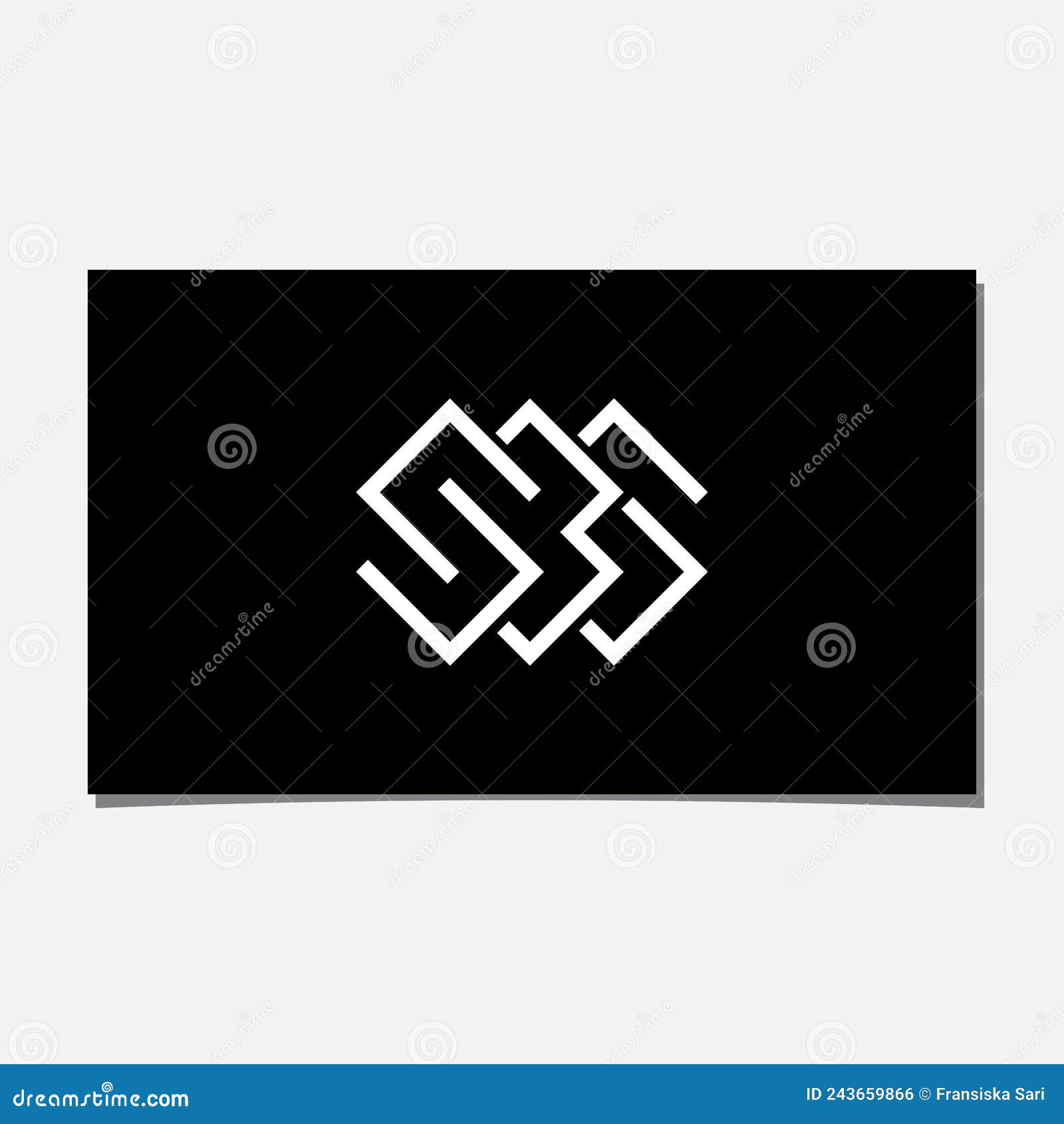 SBS INITIAL LOGO stock vector. Illustration of element - 243659866