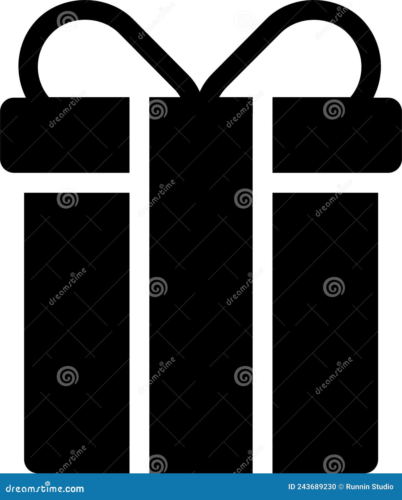 Gift Icon stock vector. Illustration of internet, basket - 243689230