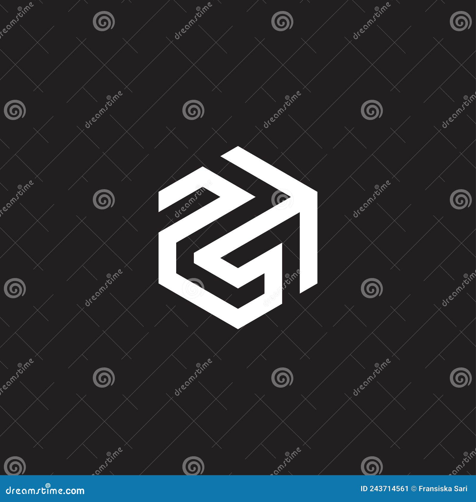 PST INITIAL LOGO stock vector. Illustration of identity - 243714561