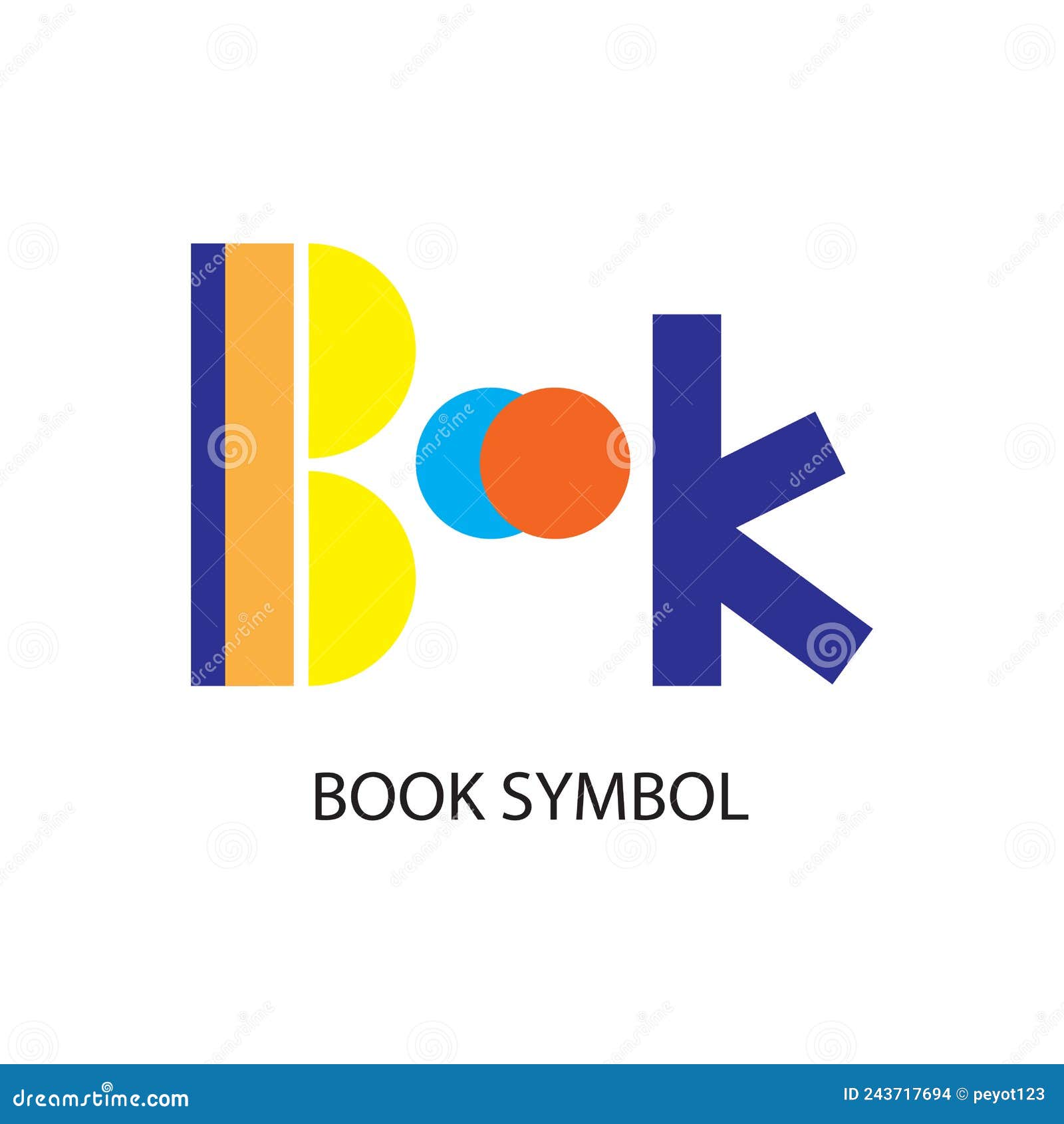Logo of Book with Multicolor Style Stock Vector - Illustration of ...