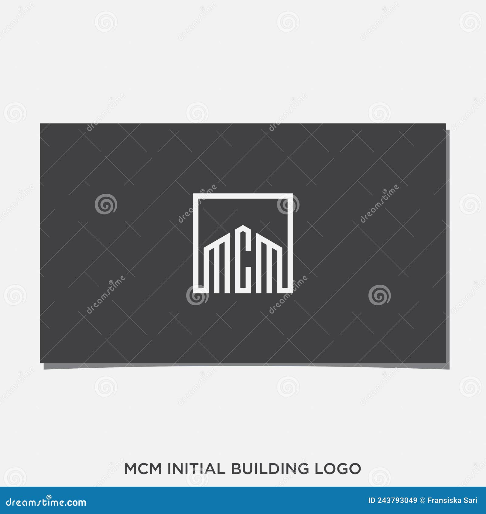 MCM BUILDING LOGO stock vector. Illustration of eps10 - 243793049