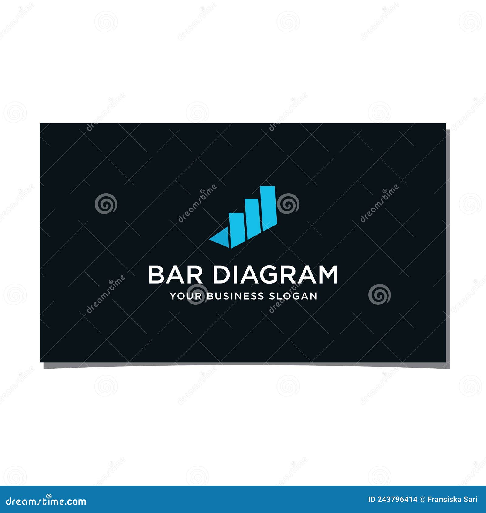 M BAR DIAGRAM LOGO stock vector. Illustration of brand - 243796414