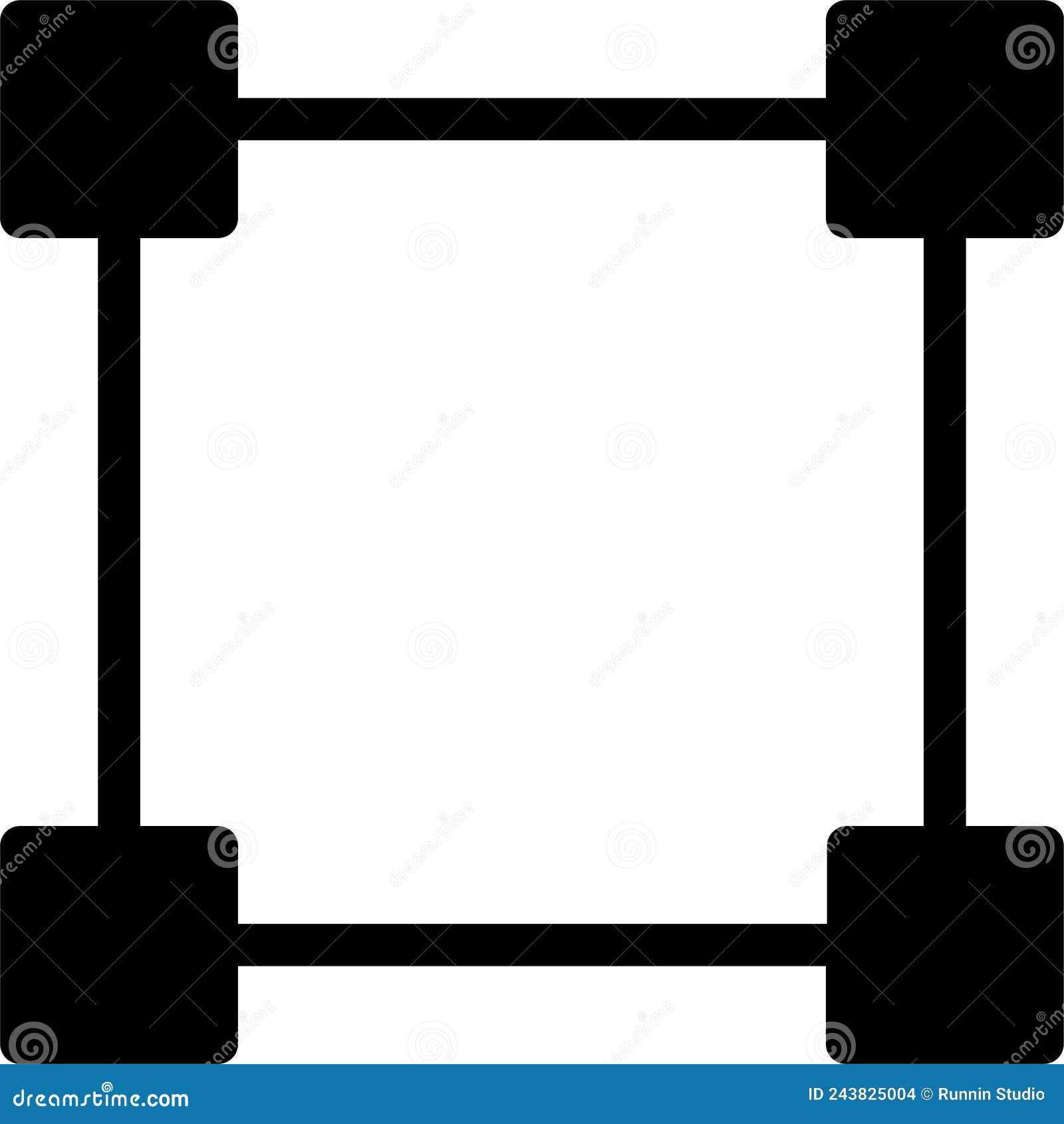 Transform Icon stock vector. Illustration of white, icon - 243825004