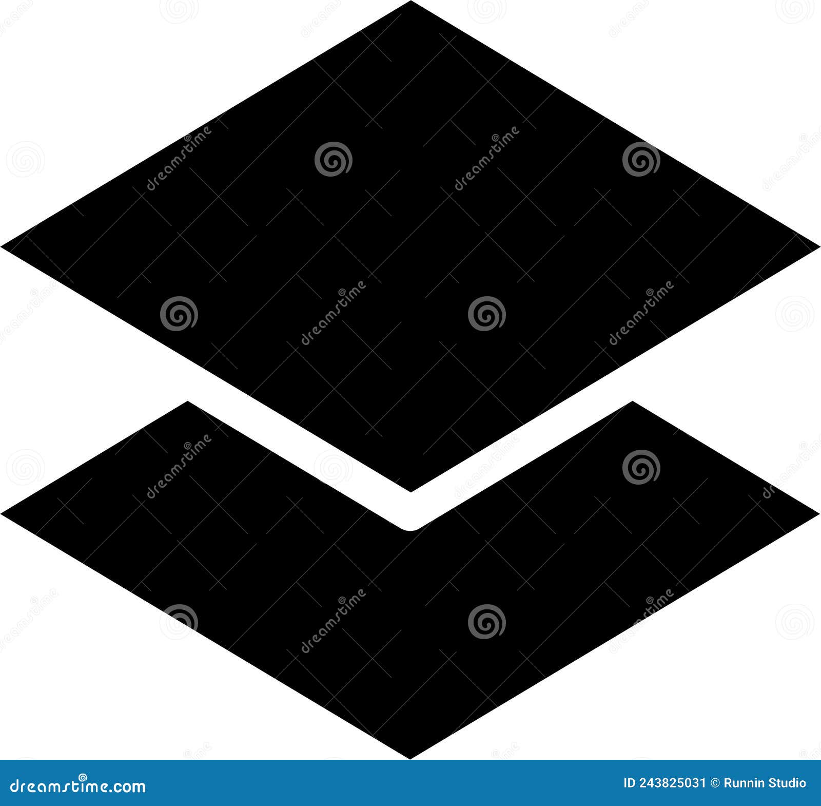 Layer Icon stock vector. Illustration of industry, element - 243825031