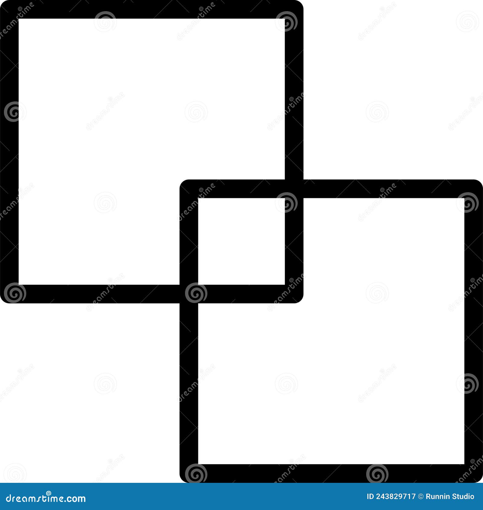 Pathfinder Icon stock vector. Illustration of design - 243829717