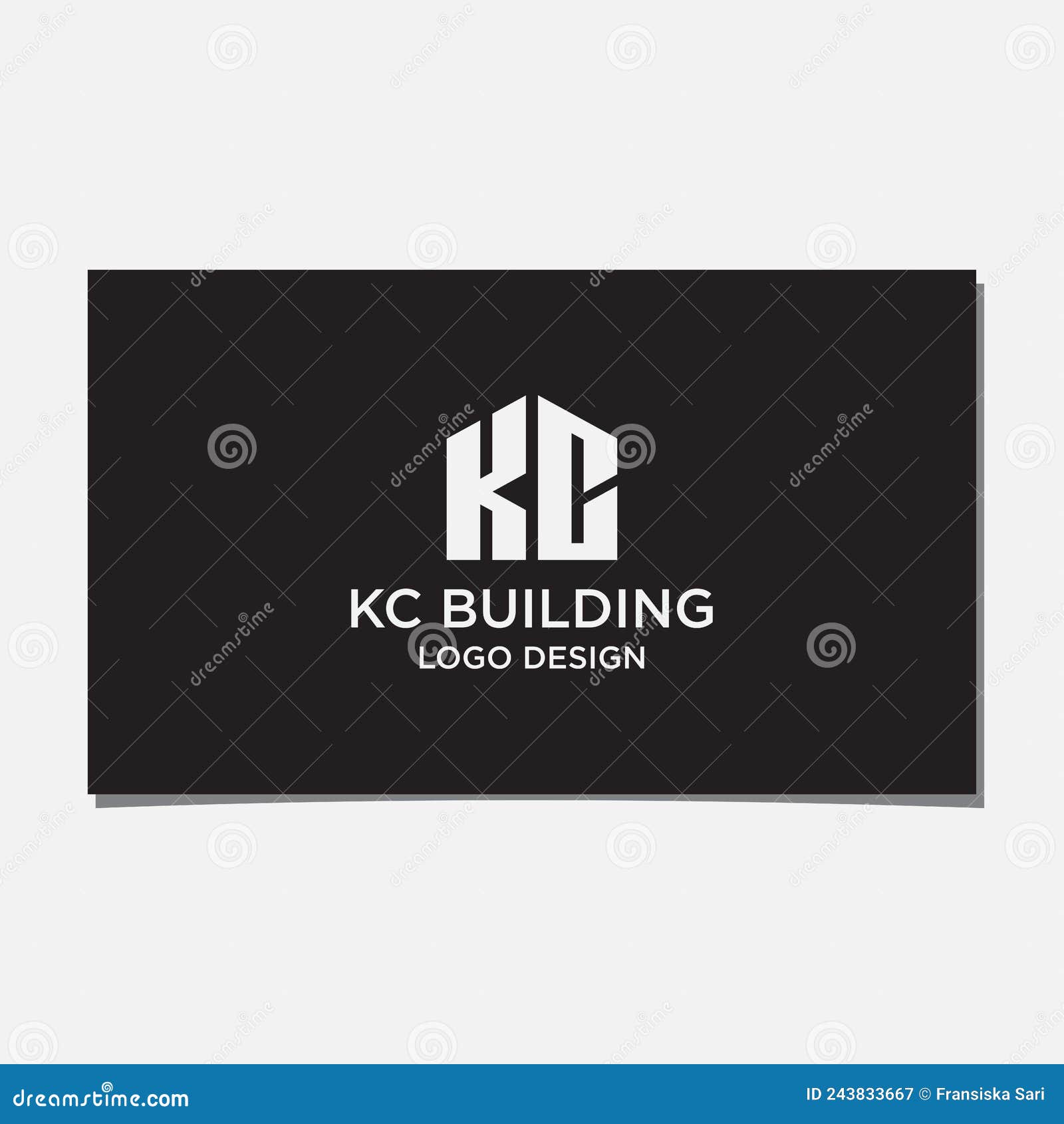 KC BUILDING LOGO stock vector. Illustration of home - 243833667