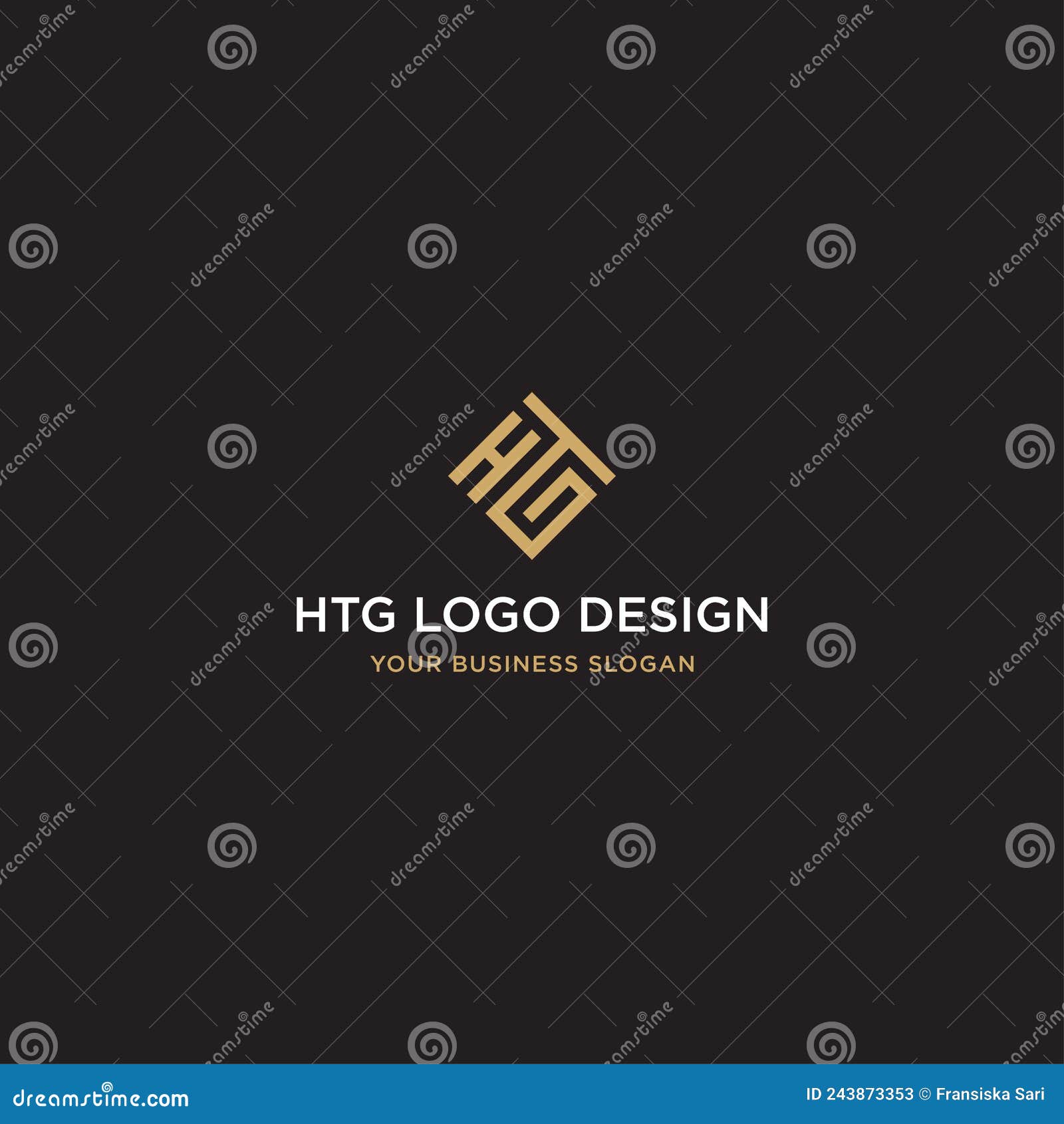 HTG LOGO stock vector. Illustration of marketing, icon - 243873353