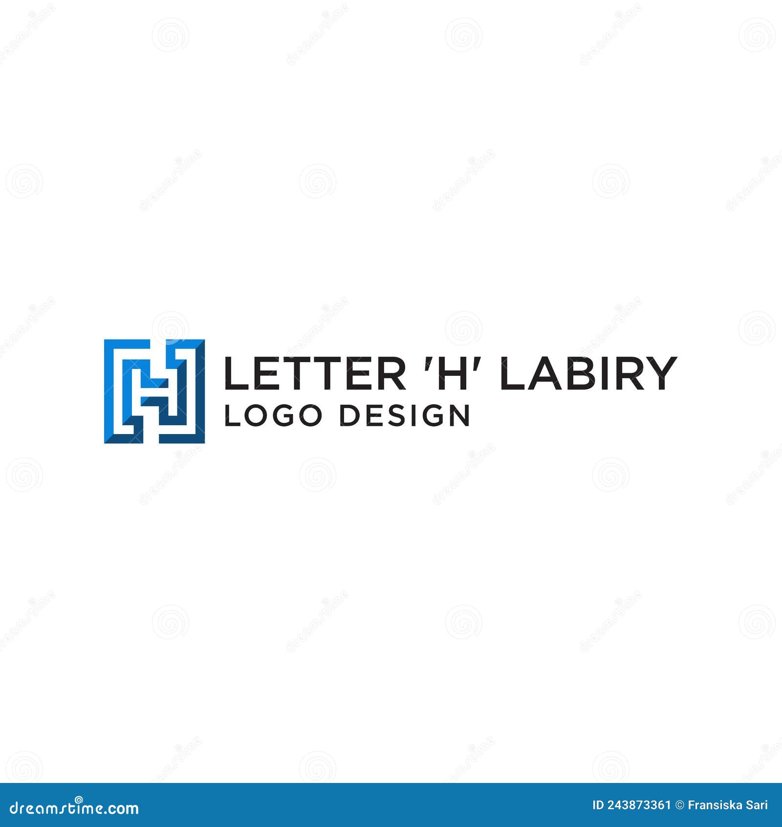 H COMPLEX LOGO Cartoon Vector | CartoonDealer.com #243873361