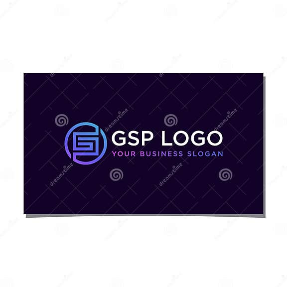 GP or GSP LOGO stock vector. Illustration of letter - 243922523