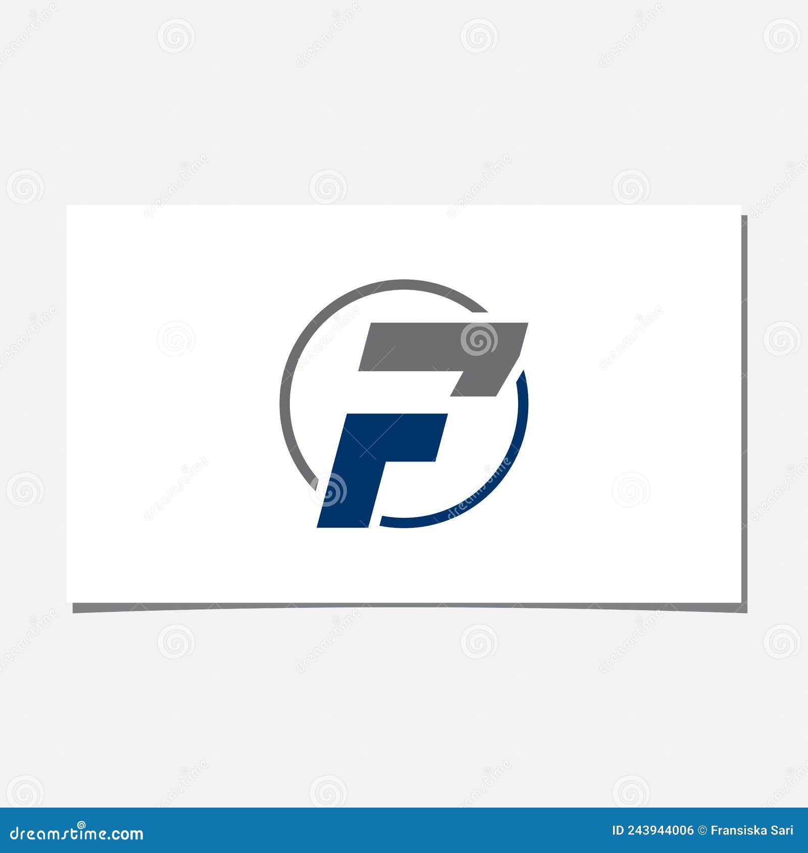 F1 or 1F CIRCLE LOGO stock vector. Illustration of logotype - 243944006