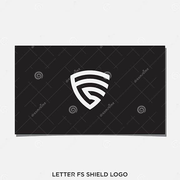 FS SHIELD LOGO stock vector. Illustration of creative - 243945214