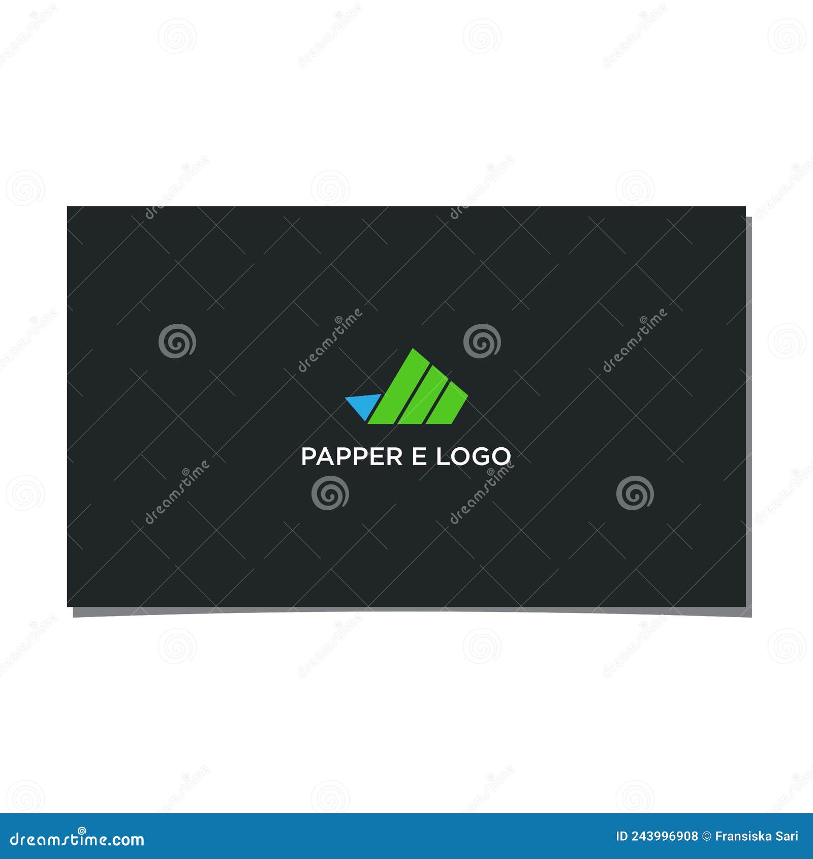 E PAPER LOGO stock vector. Illustration of agree, corporate - 243996908