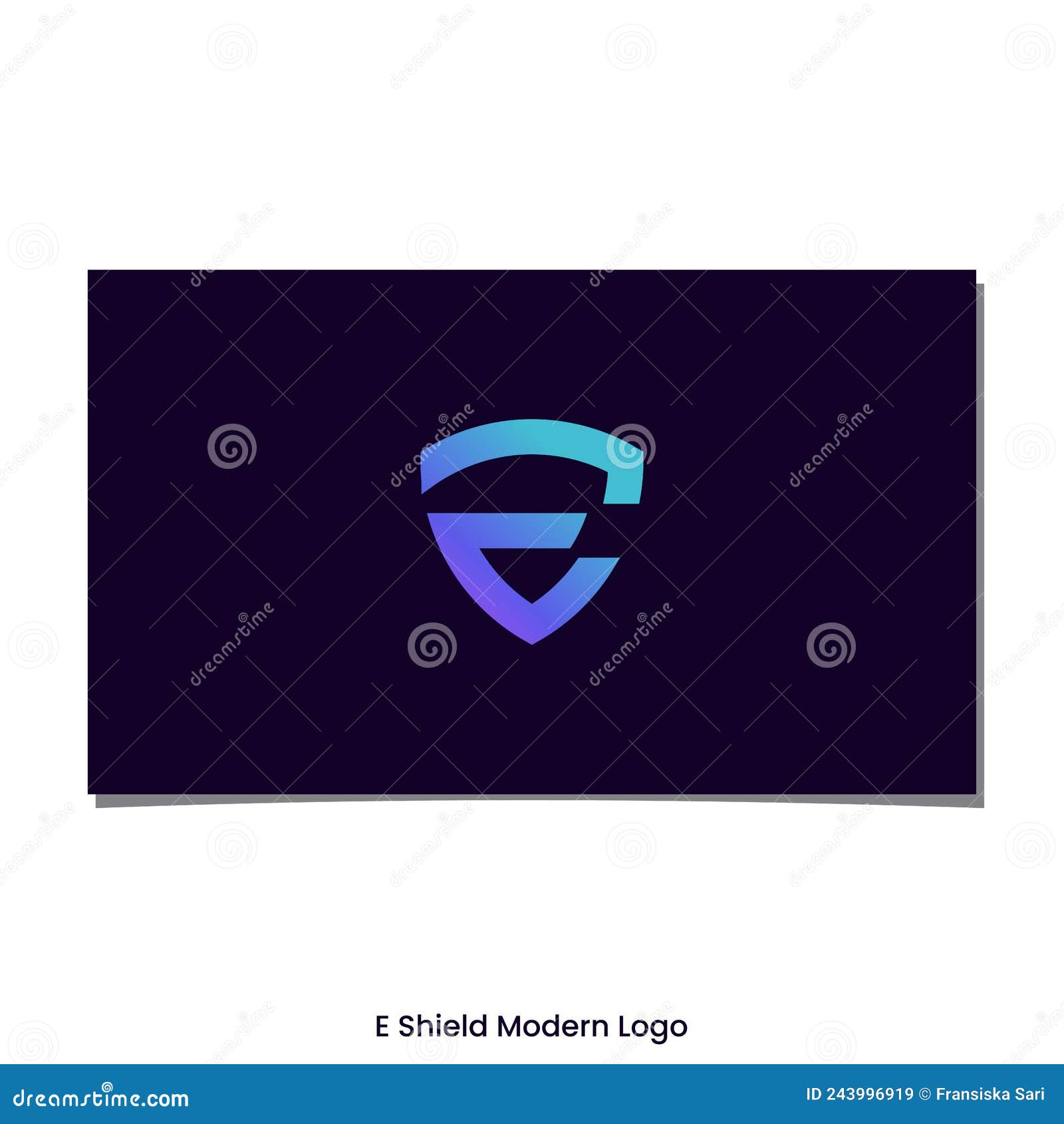E SHIELD LOGO stock vector. Illustration of modern, shield - 243996919