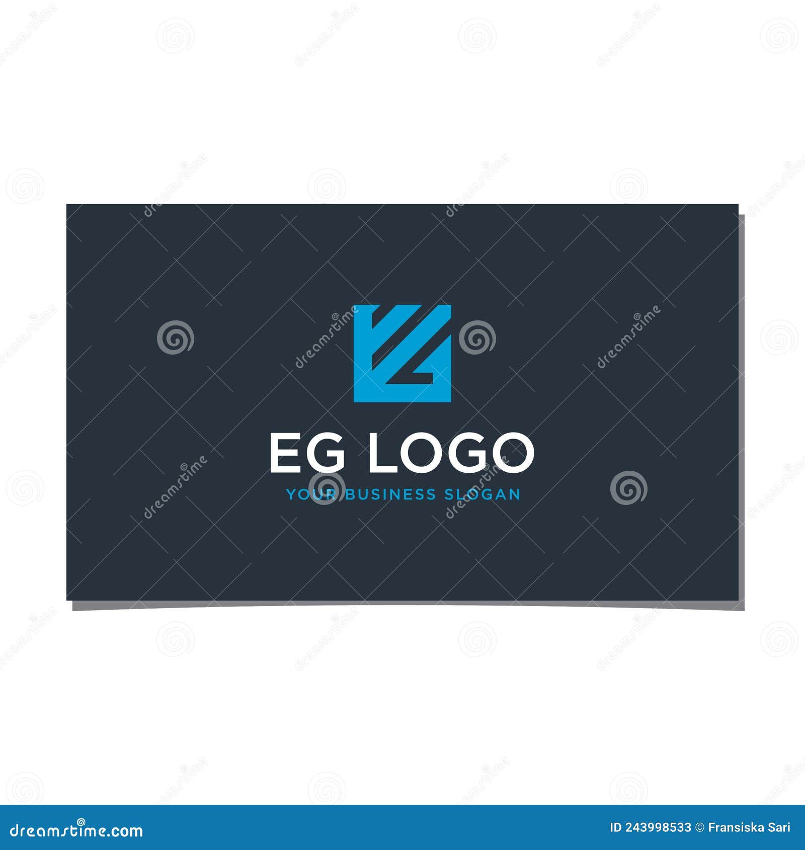 EG INITIAL LOGO stock vector. Illustration of company - 243998533