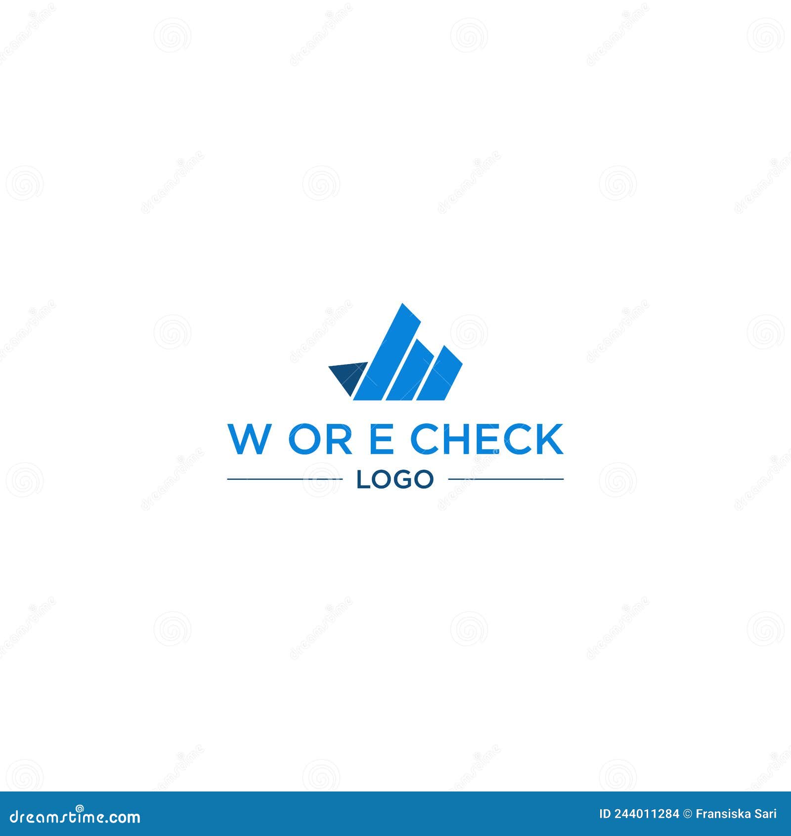 E CHECK LOGO stock vector. Illustration of initial, print - 244011284