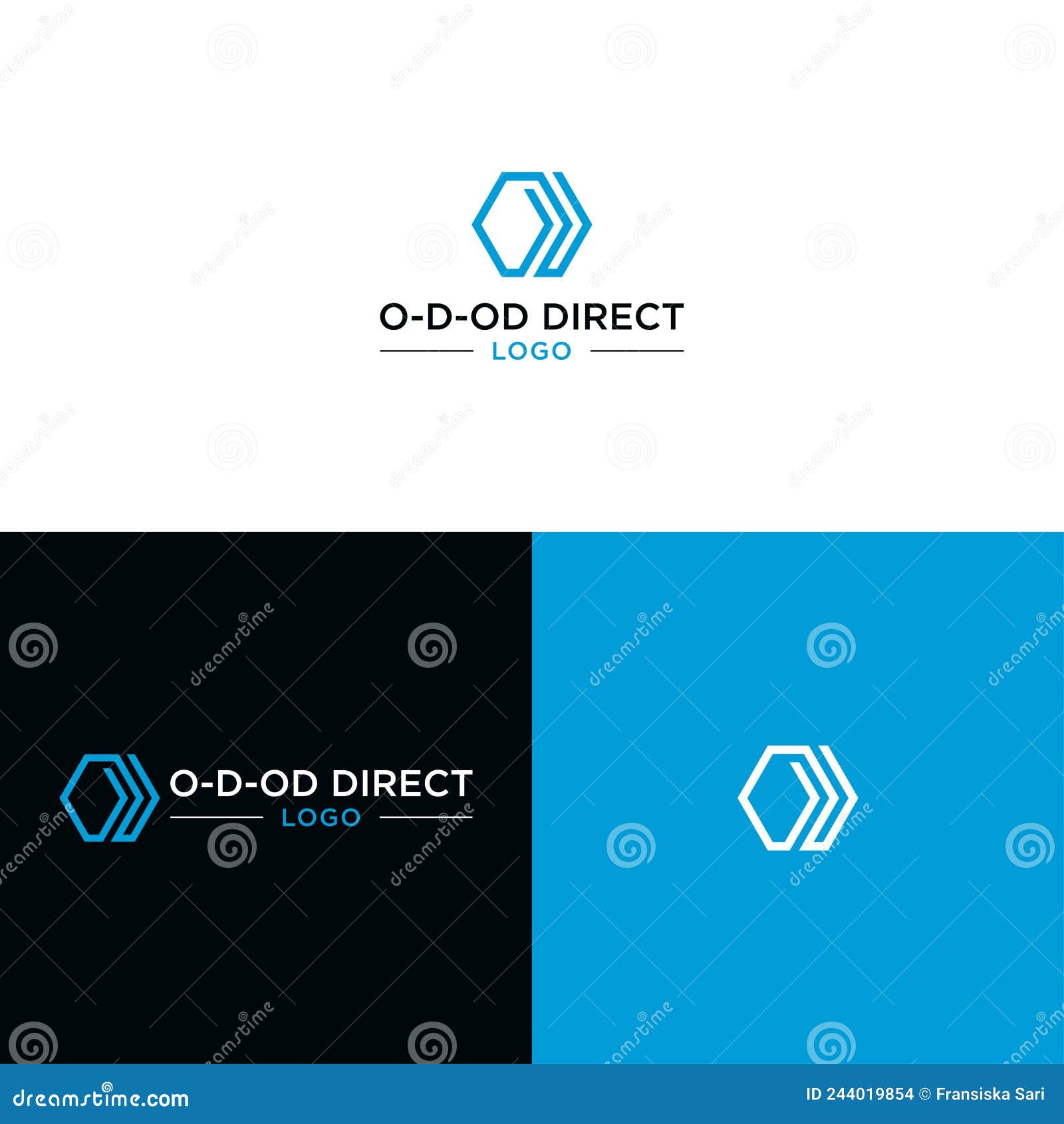D DIRECT LOGO stock vector. Illustration of deliver - 244019854