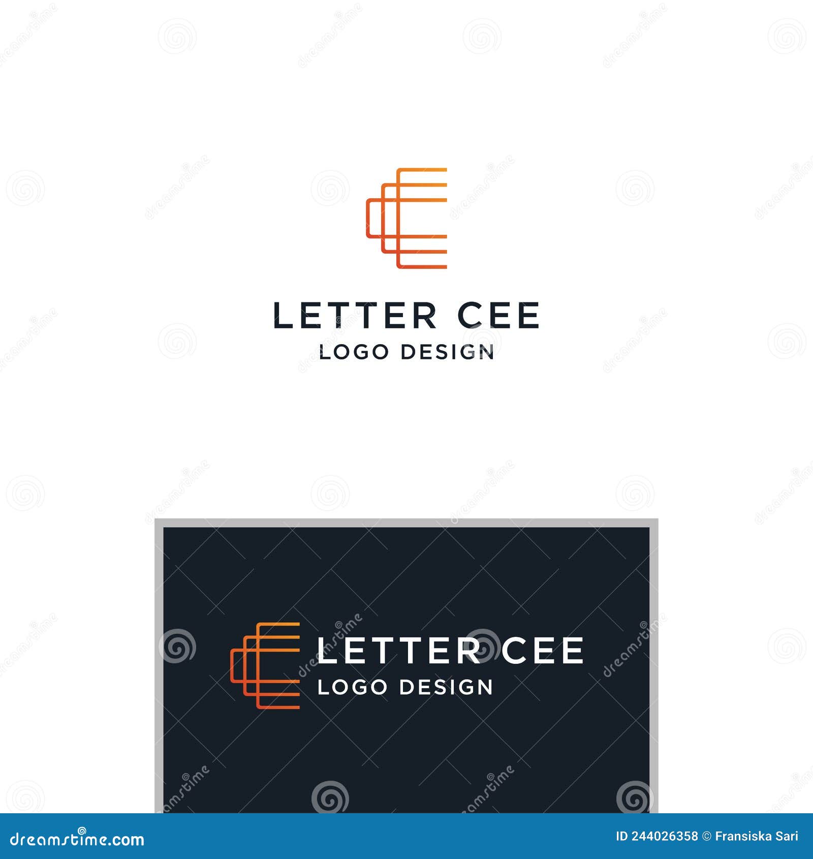 CEE INITIAL LOGO stock vector. Illustration of emblem - 244026358