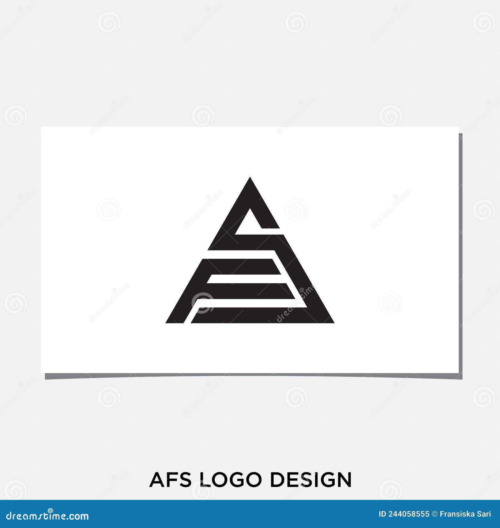AFS or ASF LOGO stock vector. Illustration of sign, corporate - 244058555