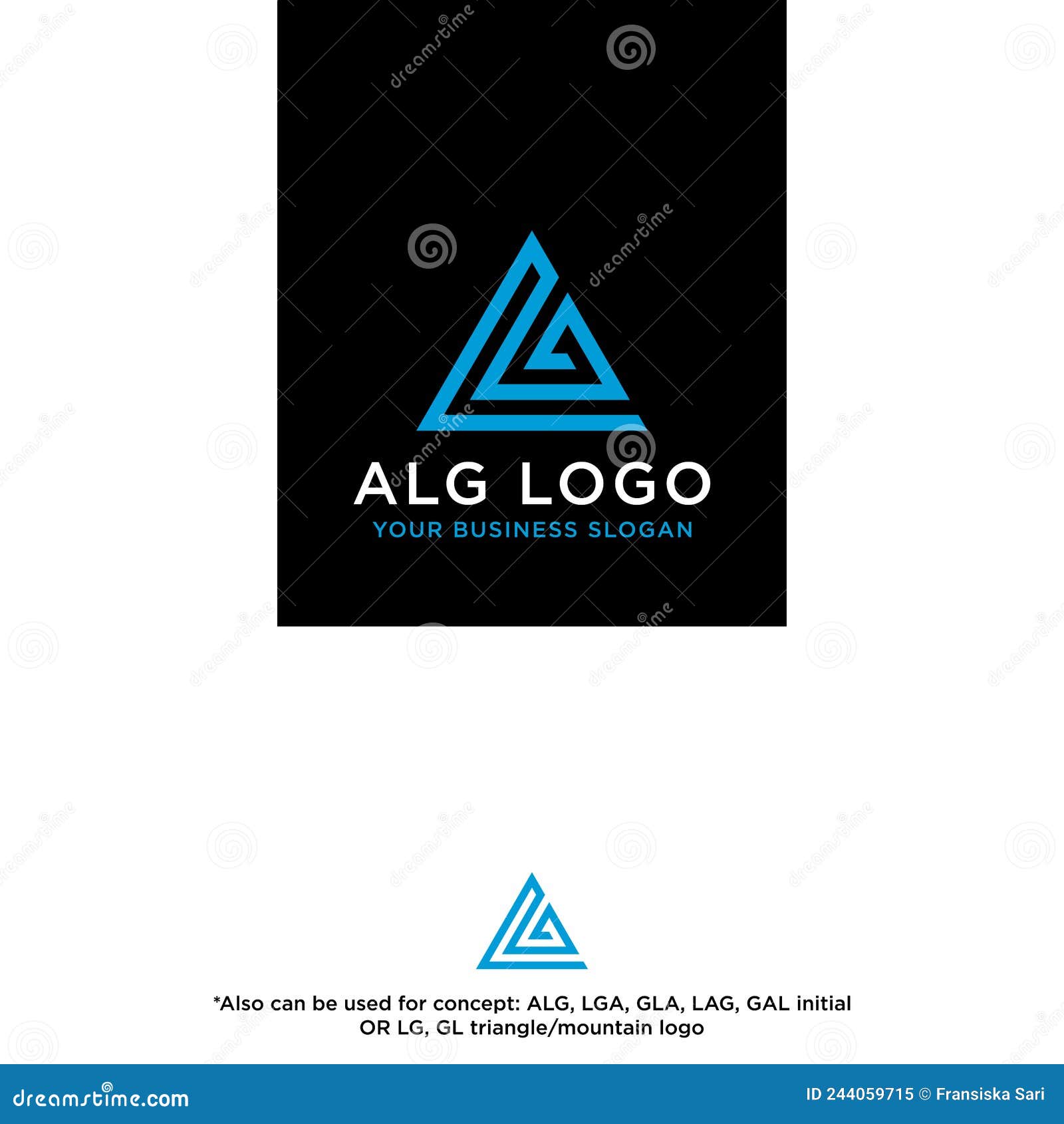 ALG or AGL LOGO stock vector. Illustration of company - 244059715