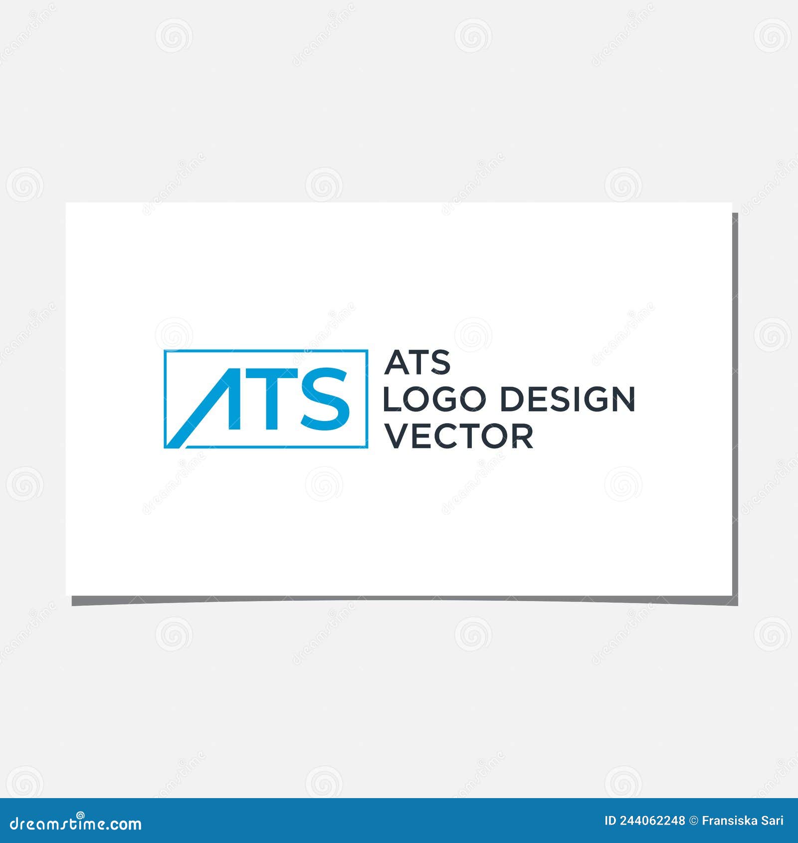 ATS LOGO stock illustration. Illustration of letter - 244062248