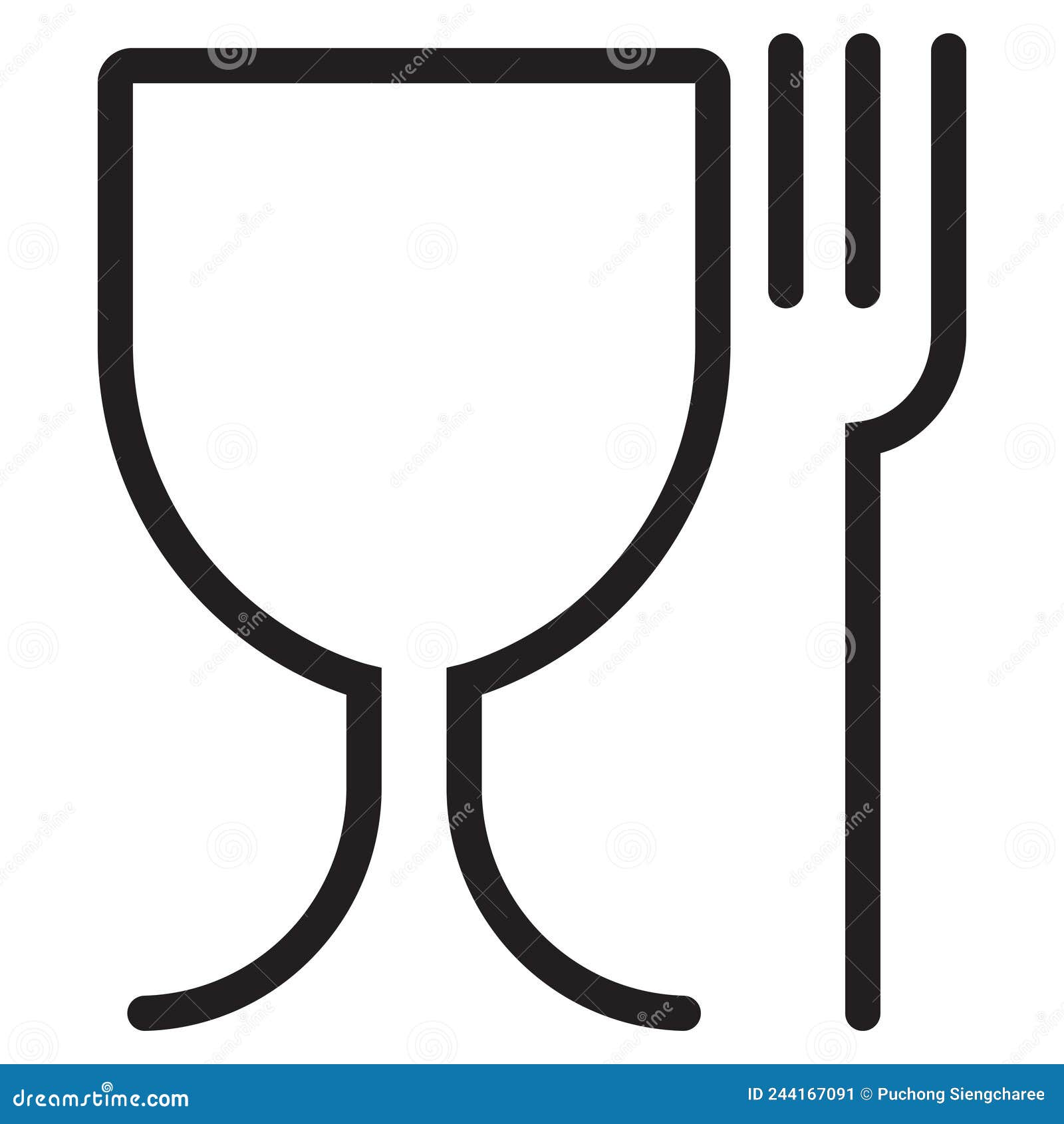 Food Icon Vector. Dinner Symbol. Food Icon Vector. Dinner Symbol Stock ...