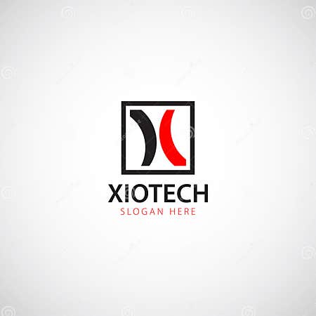 Xiotech X Letter Logo Design Template Stock Vector - Illustration of ...