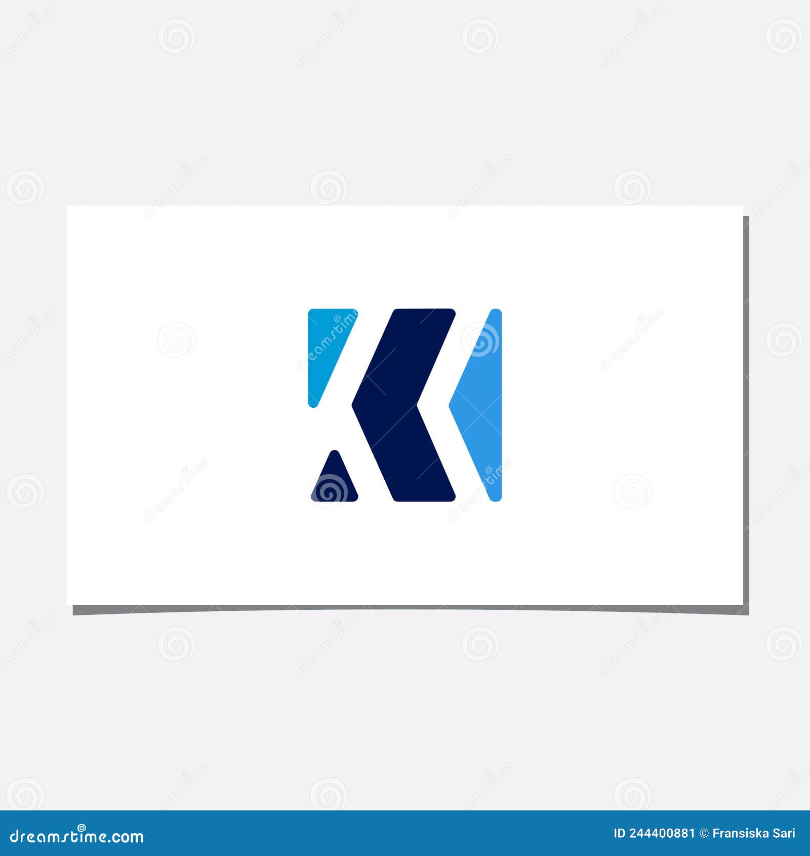K QUADRILATERAL LOGO stock vector. Illustration of icon - 244400881