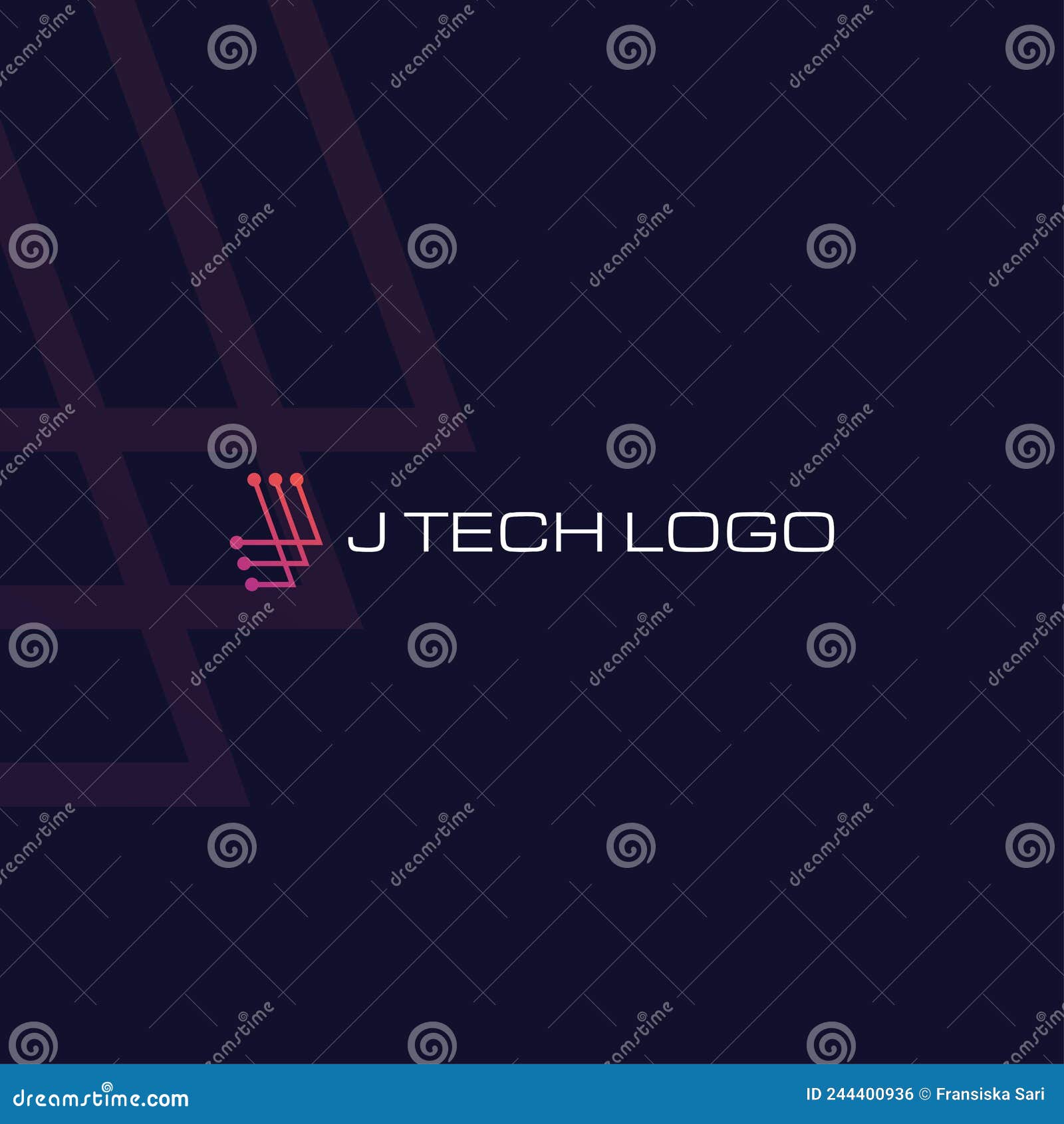 J TECH LOGO stock vector. Illustration of connection - 244400936