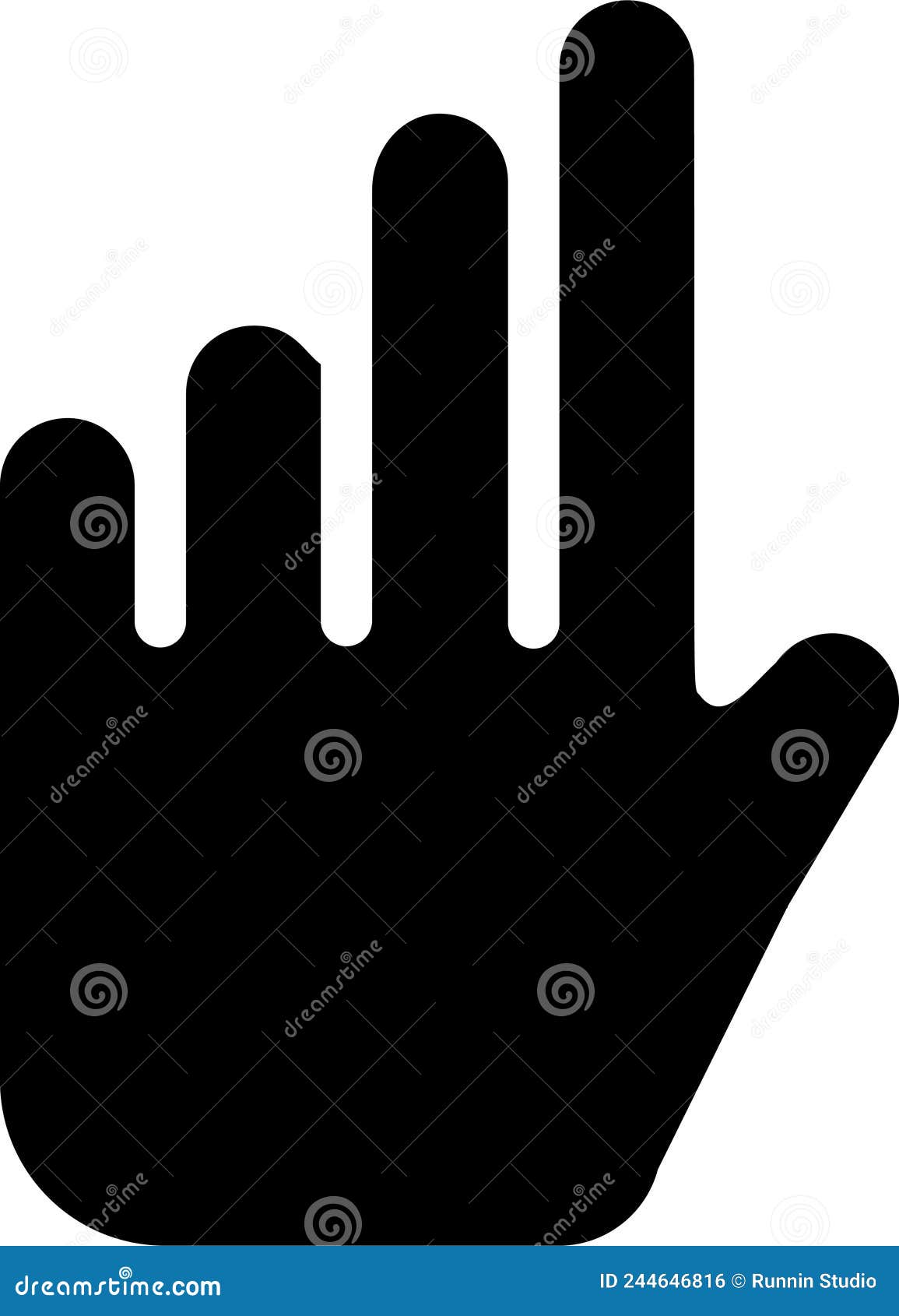 Left Stop Icon stock vector. Illustration of graphic - 244646816