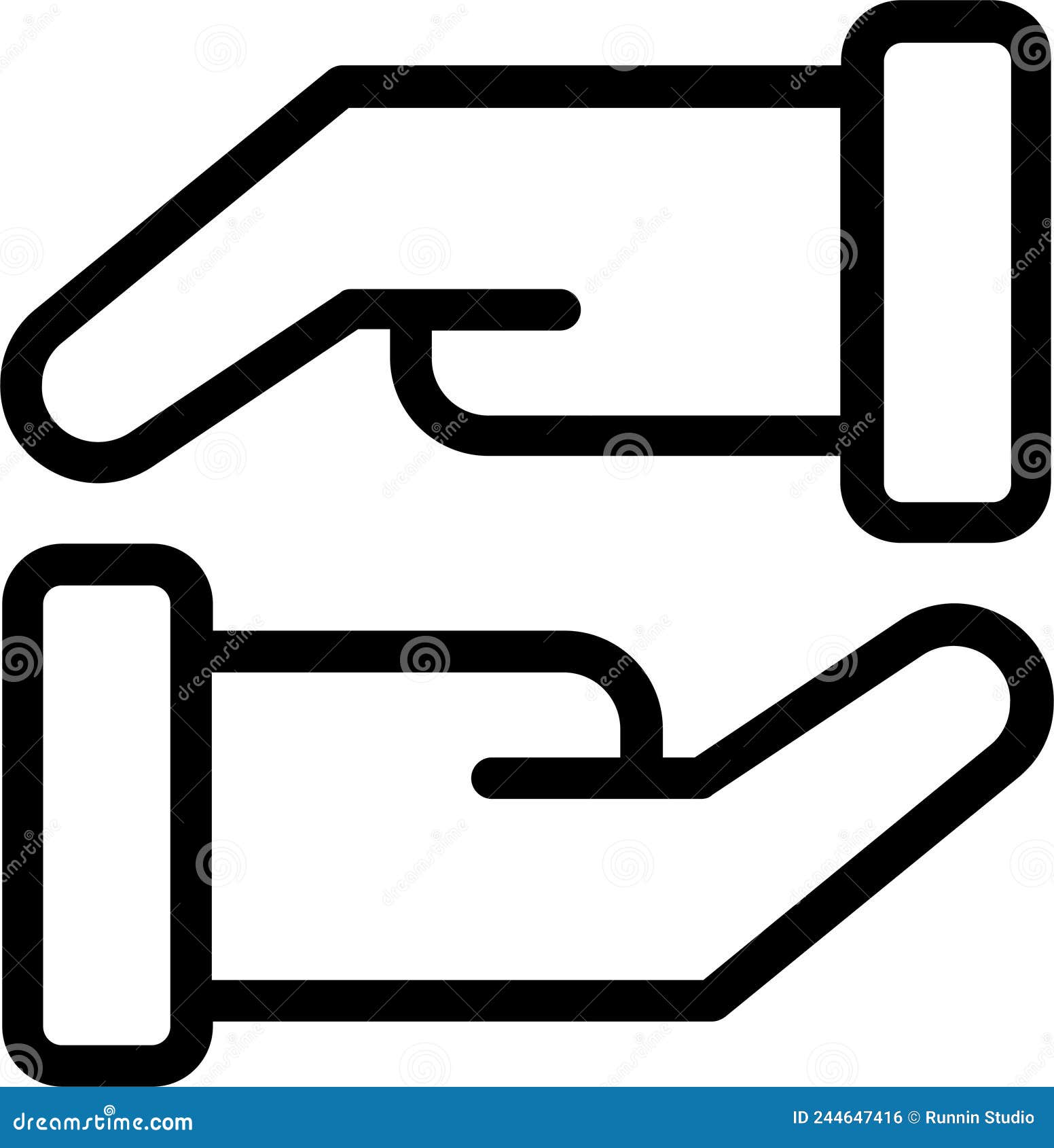 Keep Icon stock vector. Illustration of prinkeep, communication - 244647416