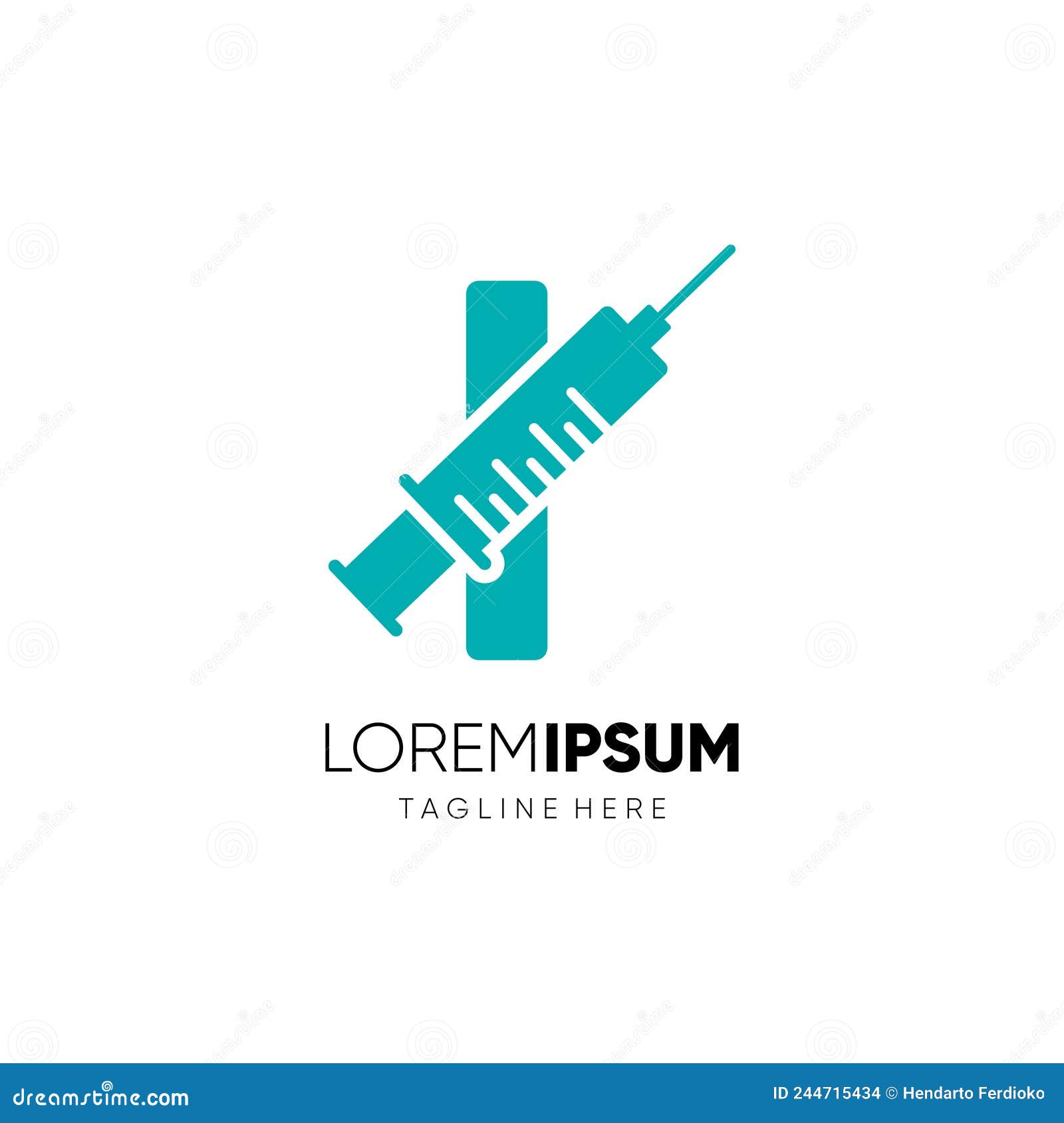 Letter I Injection Logo Design Vector Icon Graphic Stock Vector ...