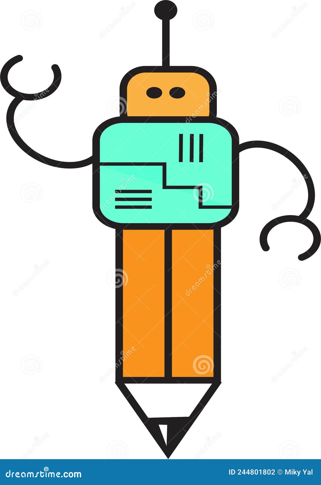 Robot Translator Of Foreign Language Website Landing Page. Ai Chatbot Online Support For ...