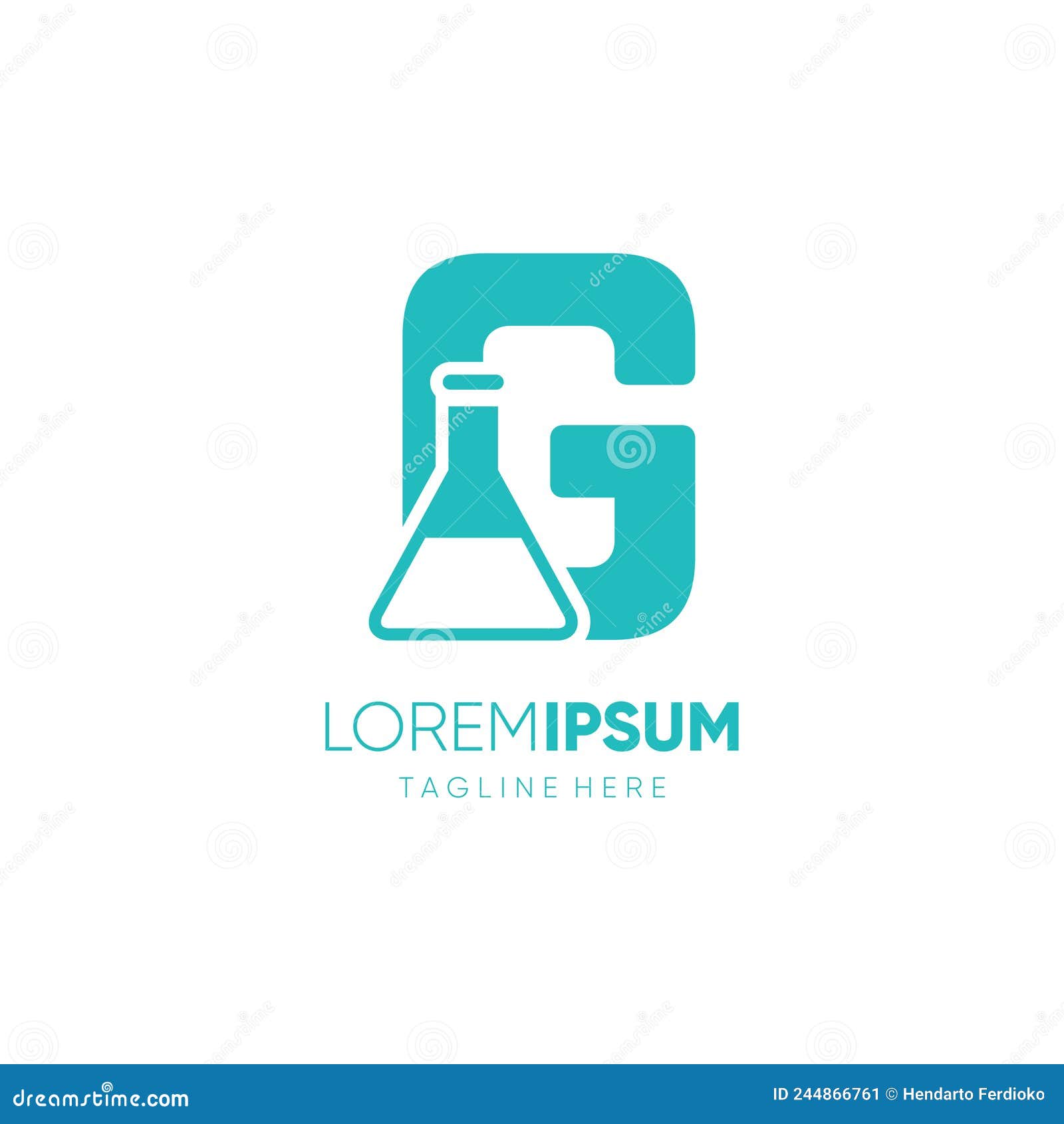 Letter G Bottle Lab Science Logo Design Vector Icon Graphic Stock ...