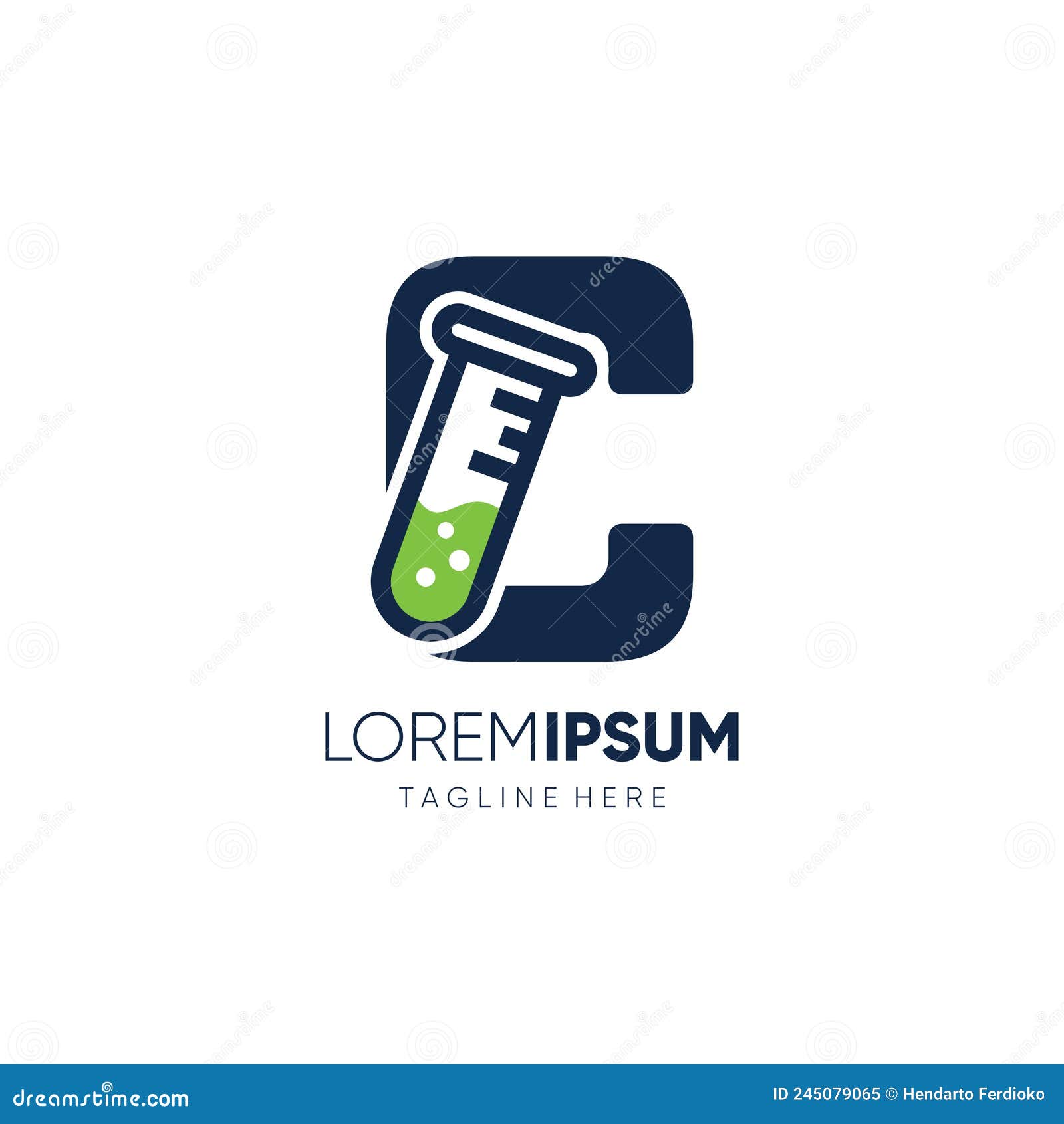 Letter C Chemistry Logo Design Vector Icon Graphic Stock Vector ...